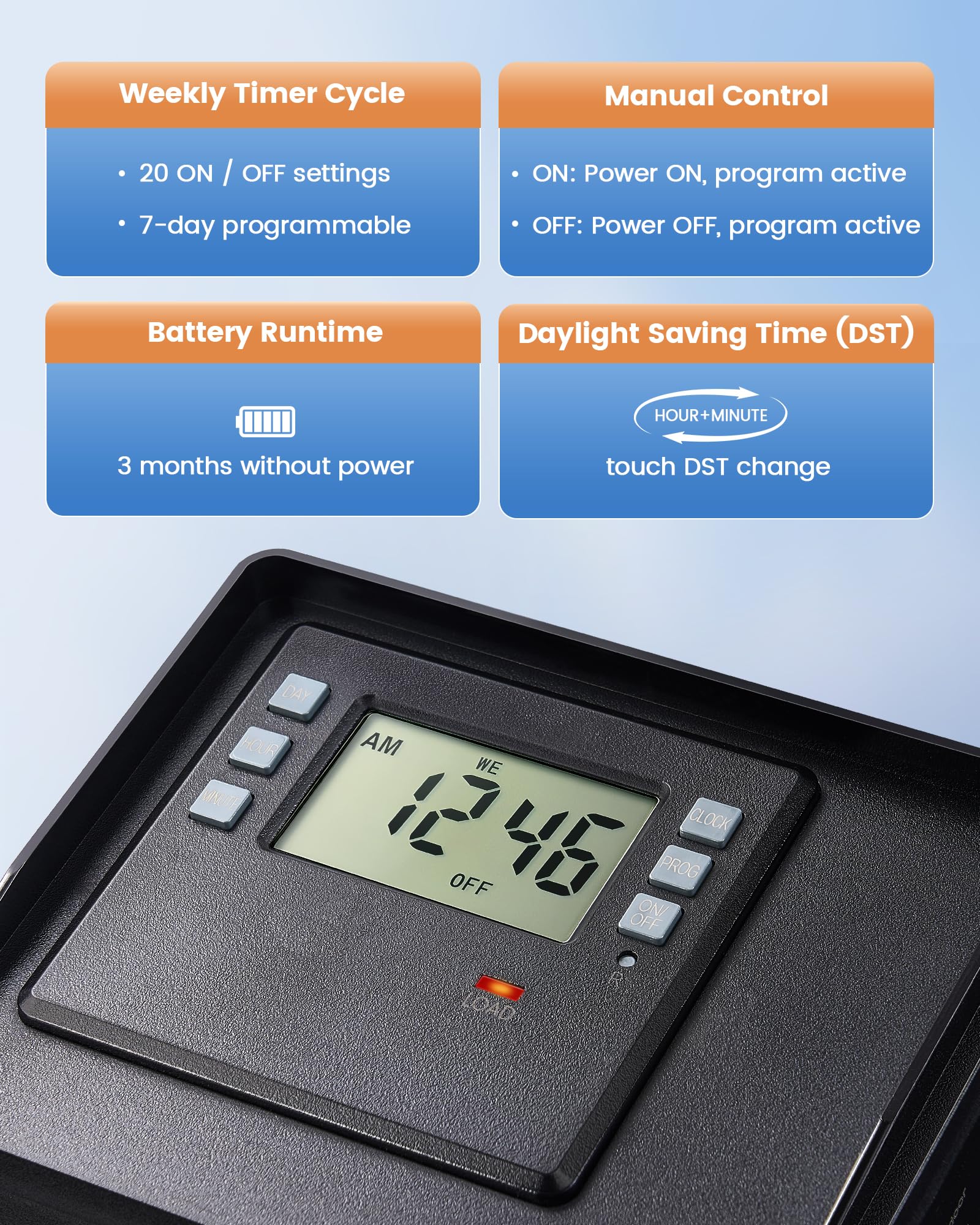 Snapklik.com : SURAIELEC Digital Pool Timer For Above Ground Pools ...