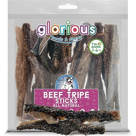 Anco Naturals Bully Beef Tripe Sticks - 135g - Natural/Healthy Dog and Puppy Treat : Amazon.co ...