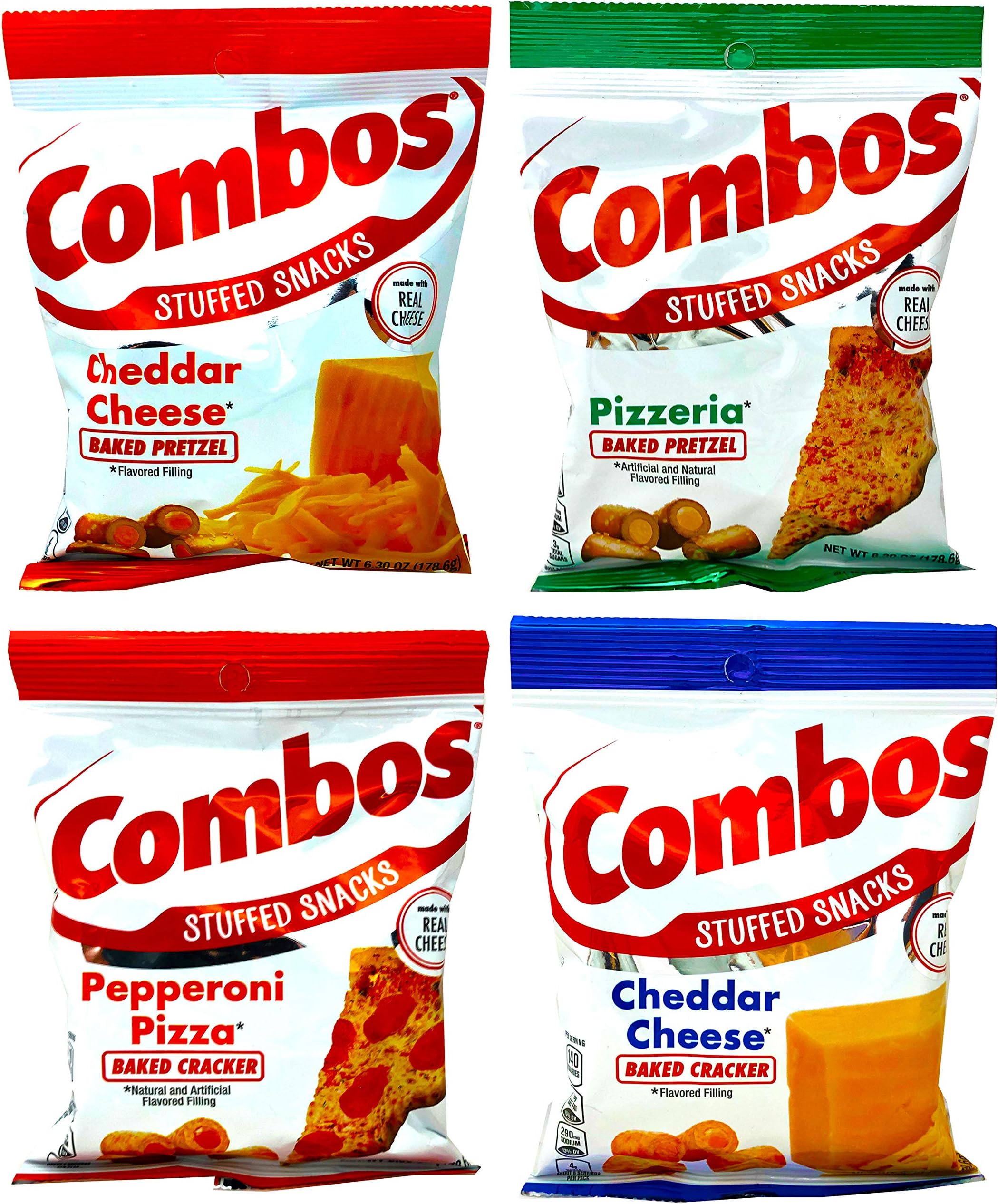 Amazon.com: COMBOS Pizzeria Pretzel Baked Snacks 6.3-Ounce Bag (Pack of 12)