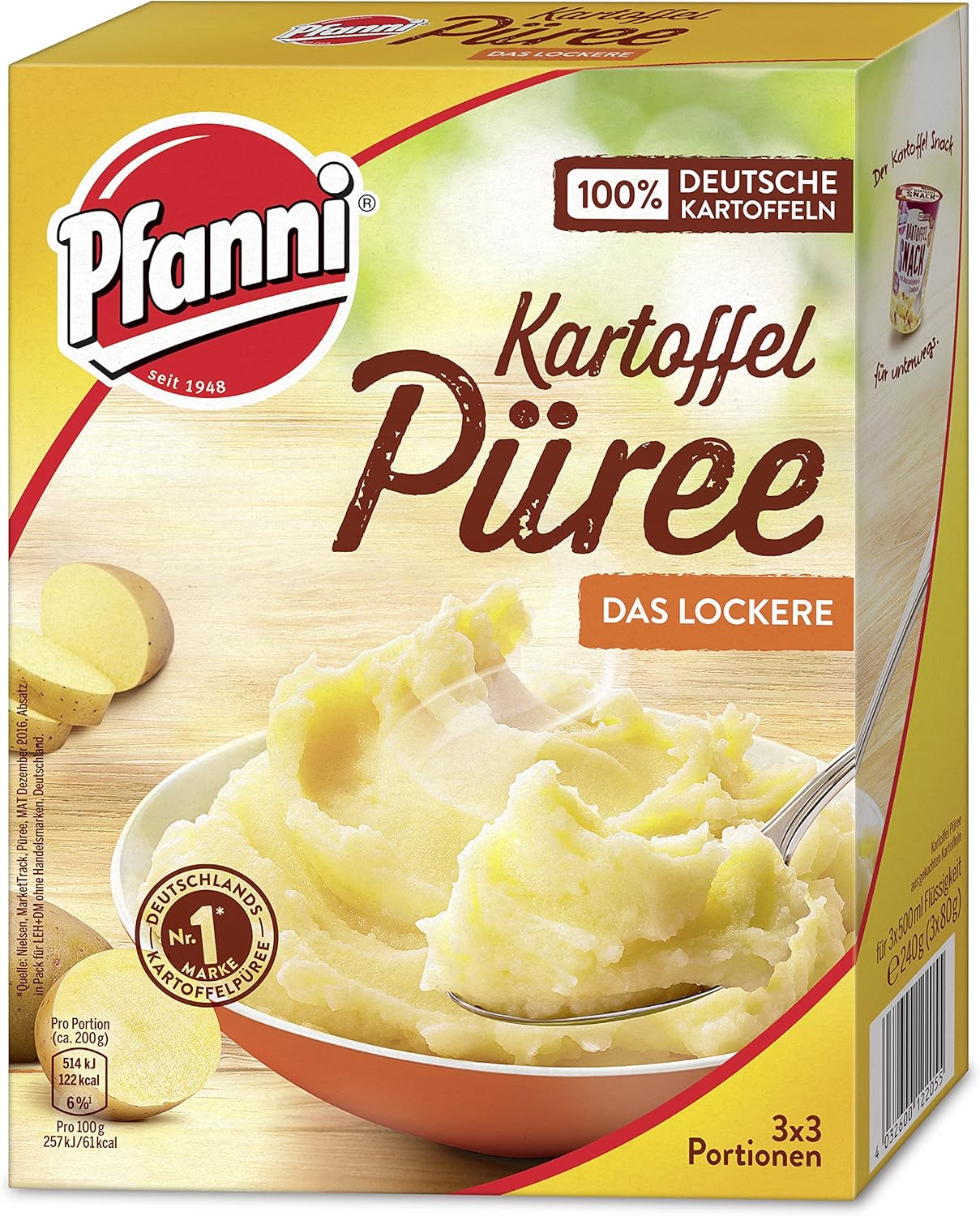 Pfanni The Classic Mashed Potato 1 x 3 Servings (1 x 1500 ml) : Amazon ...