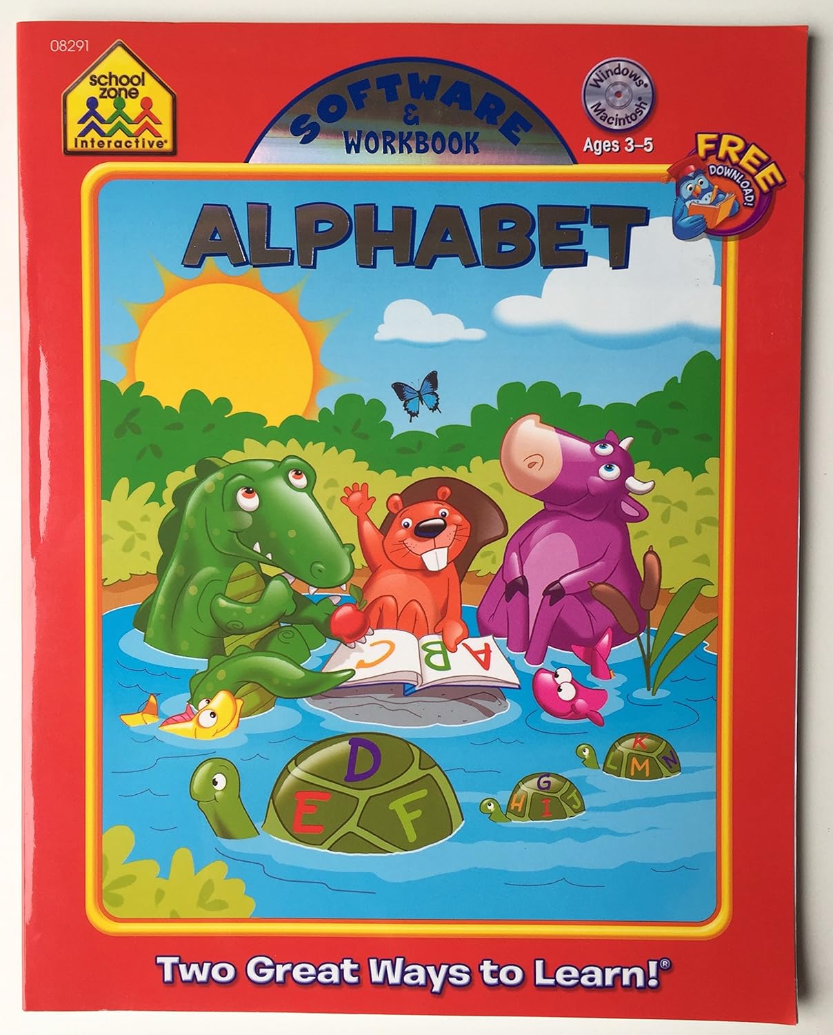 Amazon.com: School Zone Interactive Software and Workbook - Alphabet ...