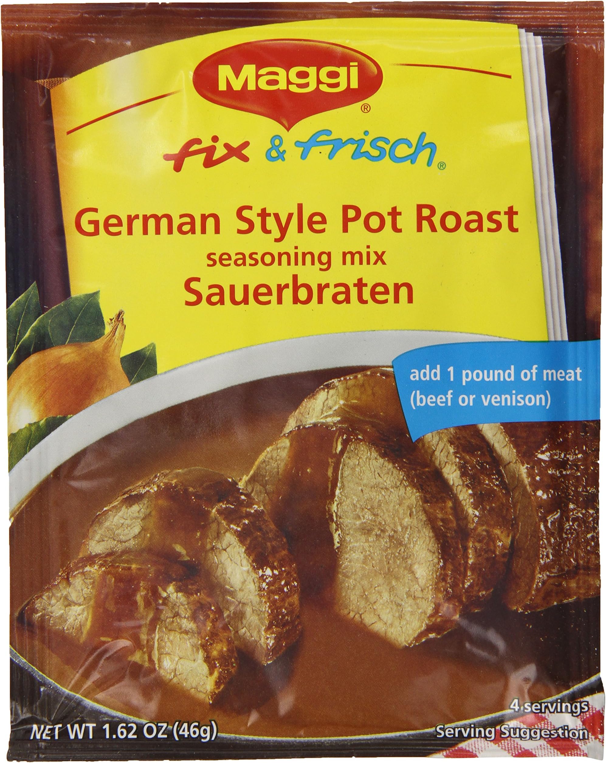 Amazon.com : Maggi German Style Sauerbraten Pot Roast Seasoning Mix 1 ...