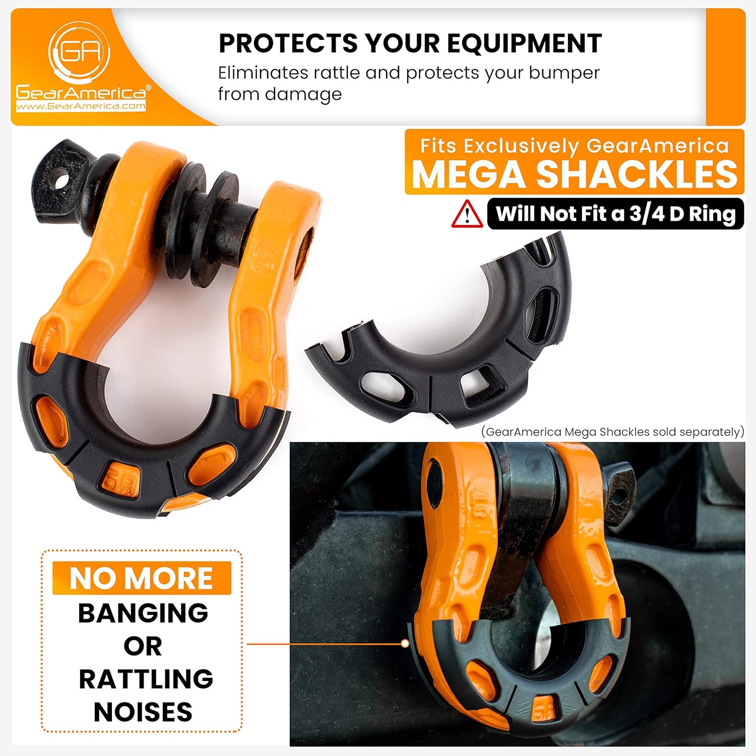 GearAmerica Mega Shackles Red (2PK) + Mega Shackles Philippines | Ubuy
