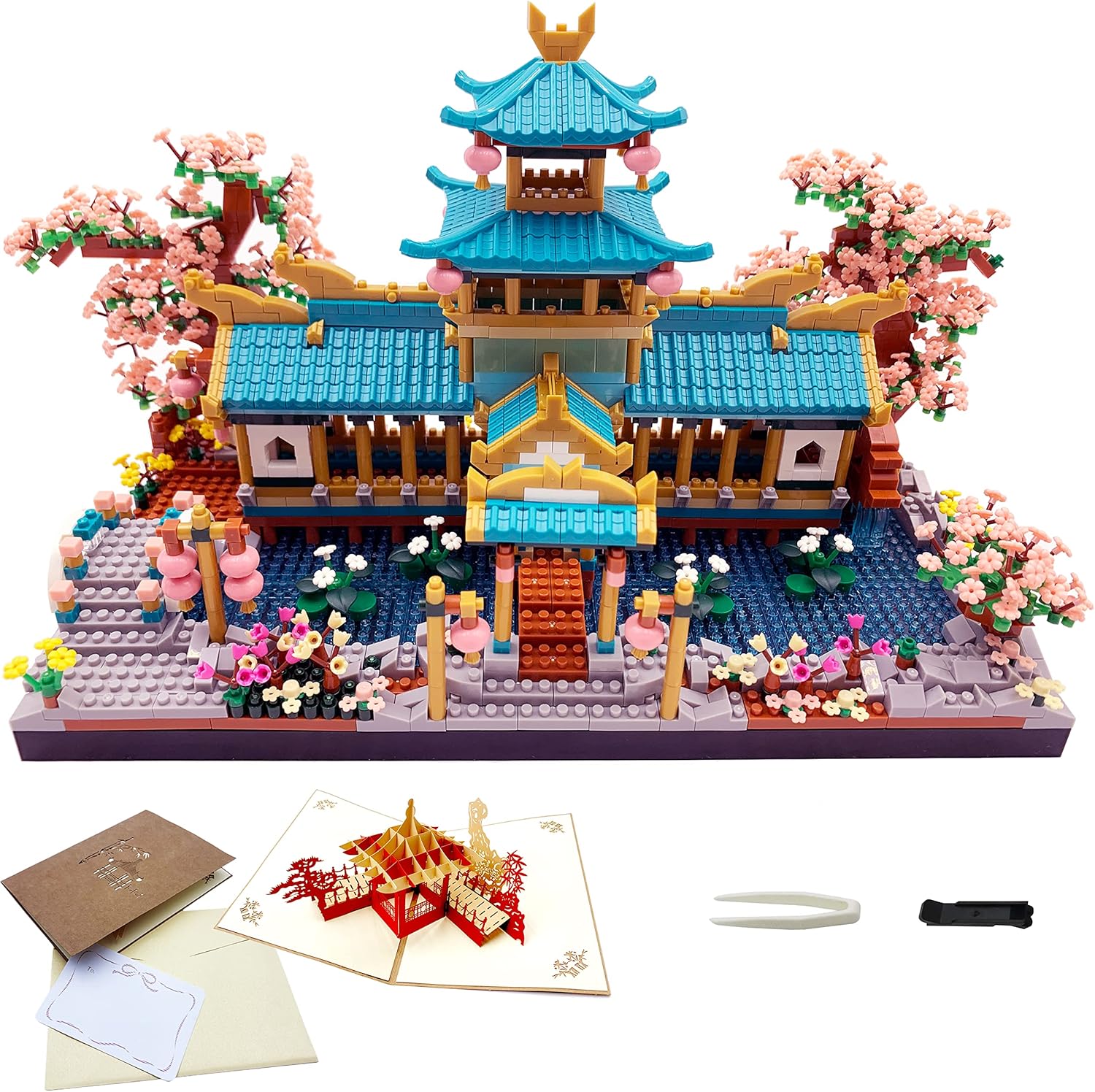 Amazon.com: Alizdd Micro Building Blocks Set，Chinese Suzhou Garden ...