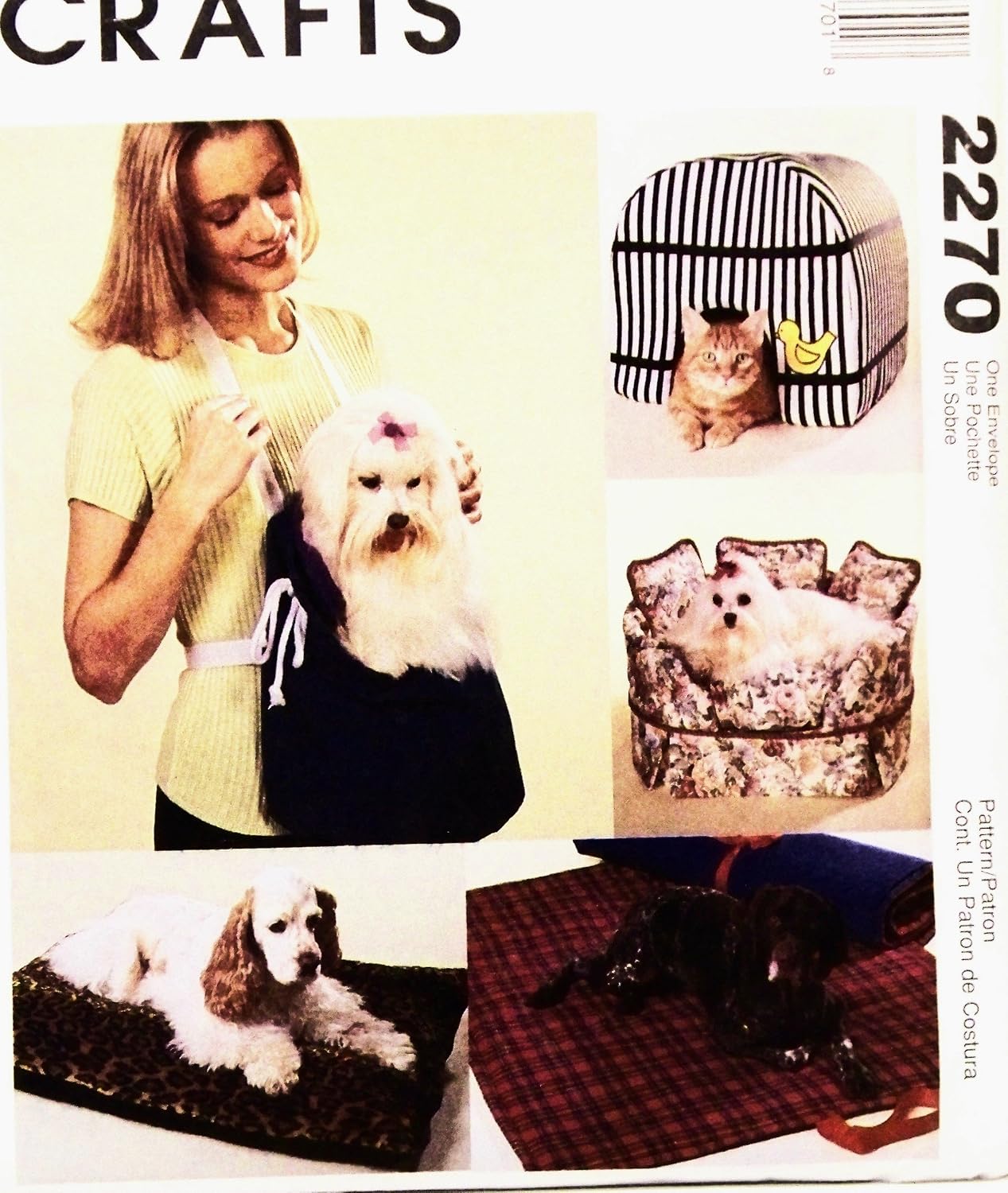 Amazon.com: OOP McCall's Crafts Pattern 2270. Pet/cat/dog: House; Sofa ...