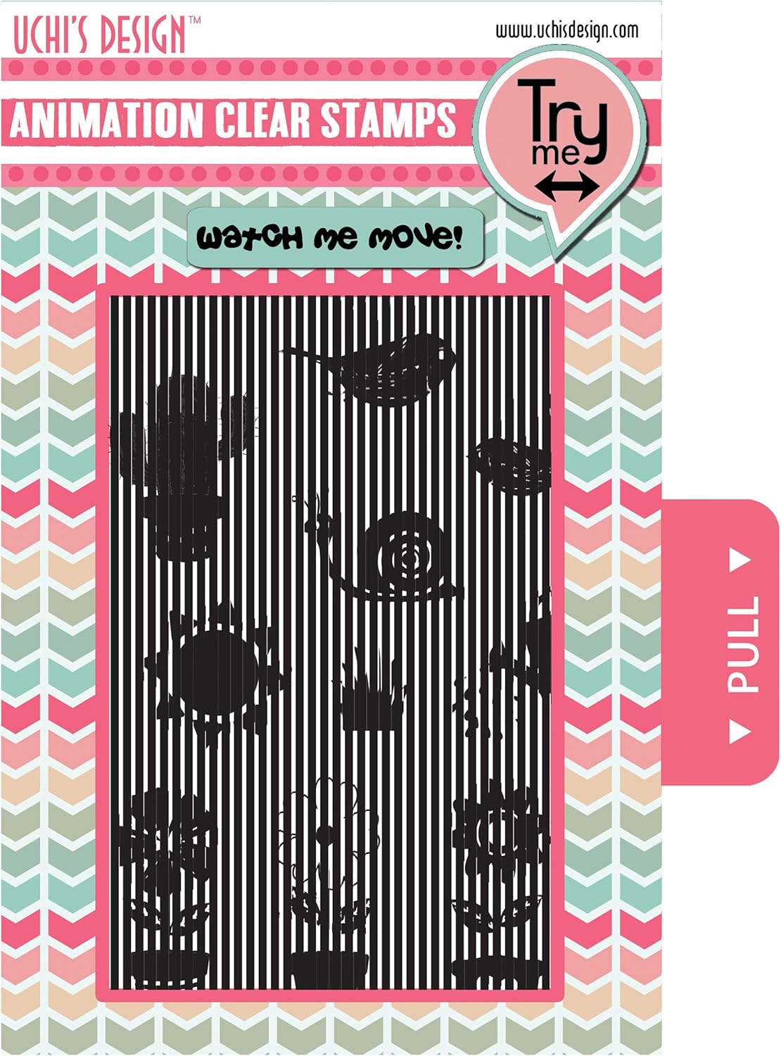 Amazon.com: Uchi's Design Animation Clear Acrylic Stamps Growing Garden