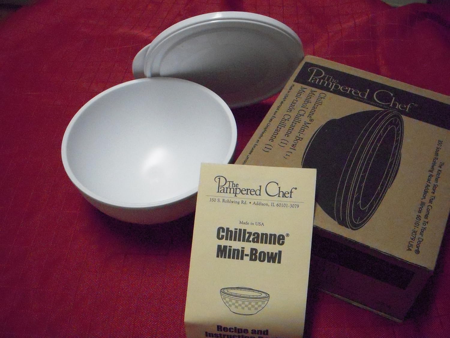 THE PAMPERED CHEF CHILLZANNE MINI-BOWL : Amazon.co.uk: Home & Kitchen