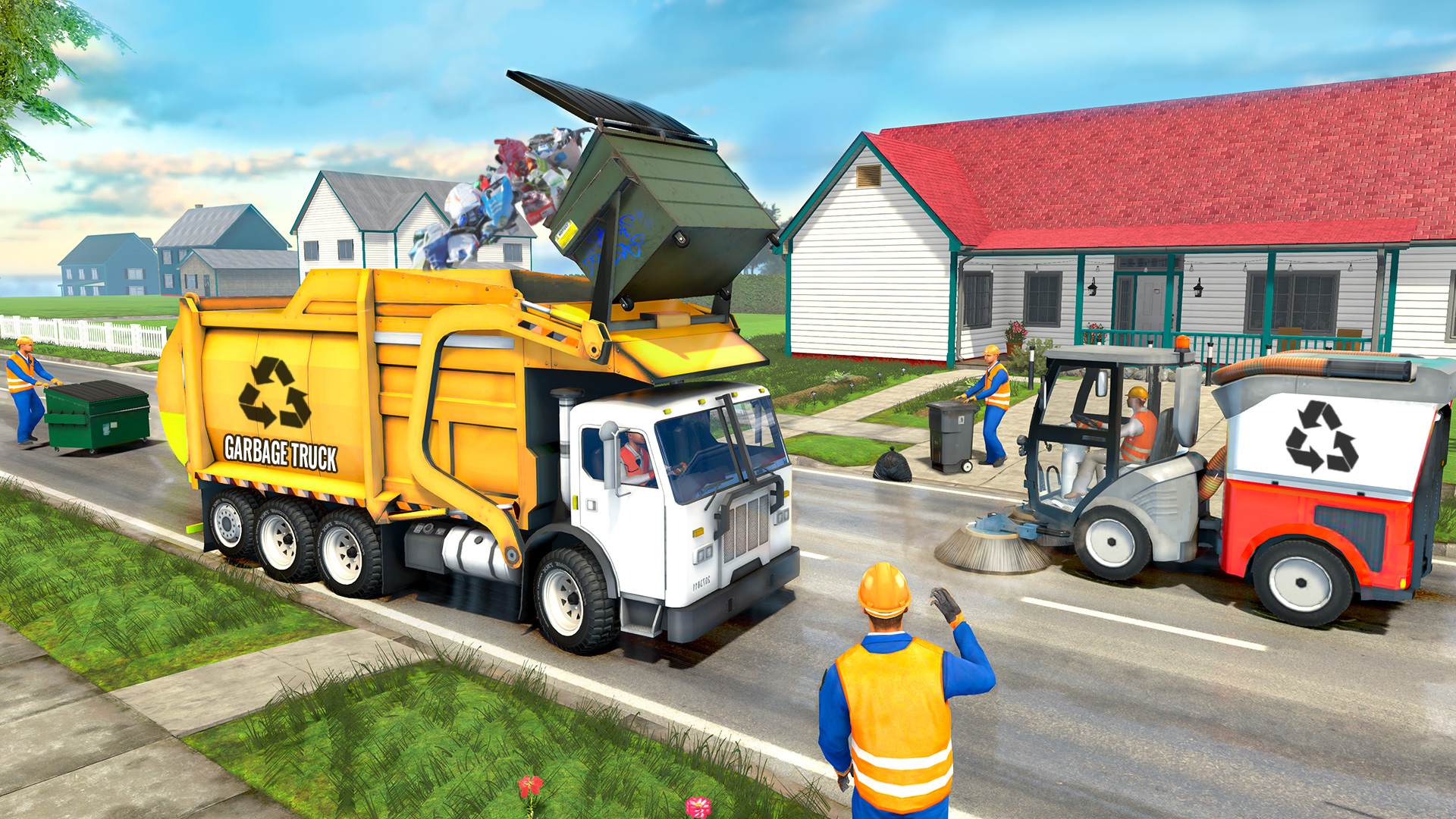 City Trash Truck Simulator Games for Kids: Top Speed Free Garbage ...