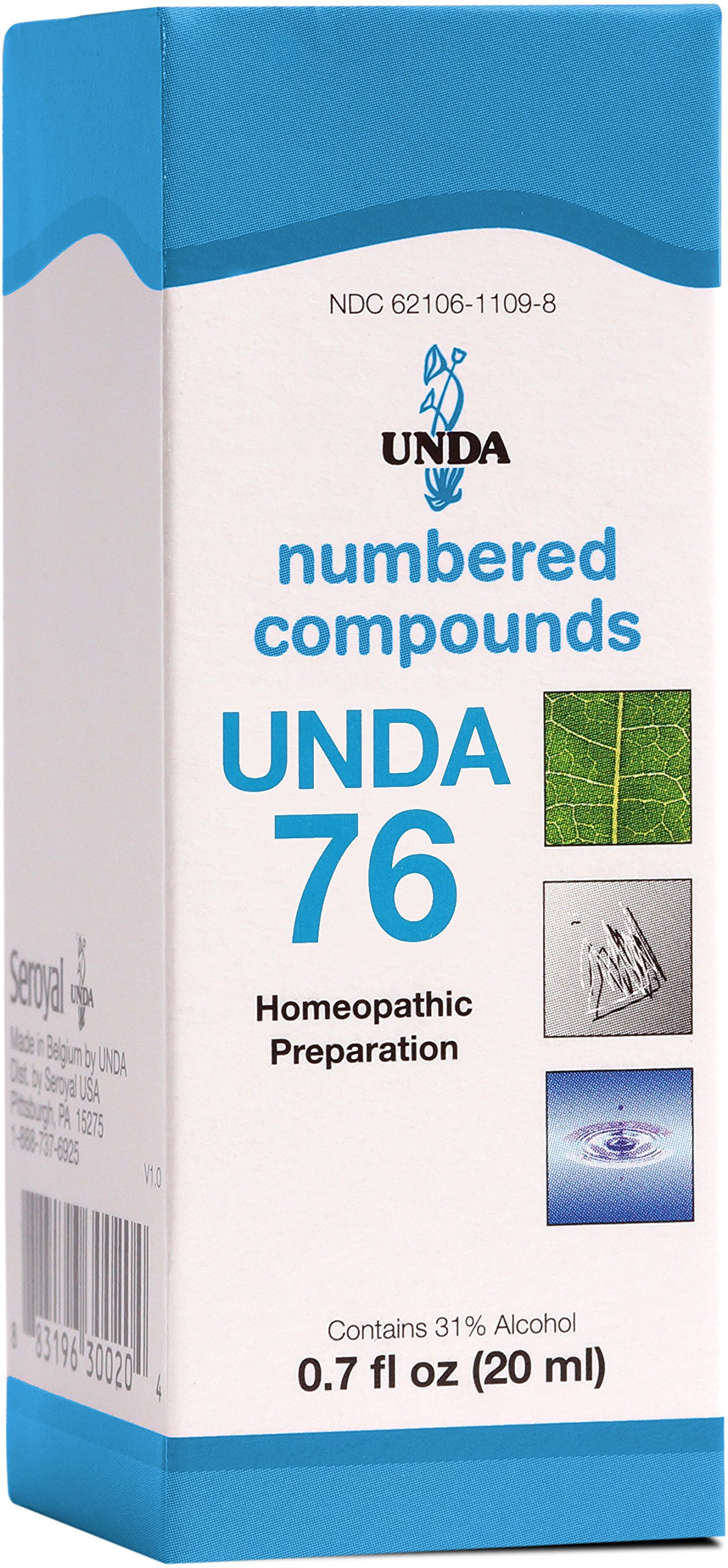 Amazon.com: UNDA 76 Numbered Compounds | Homeopathic Preparation | 0.7 ...