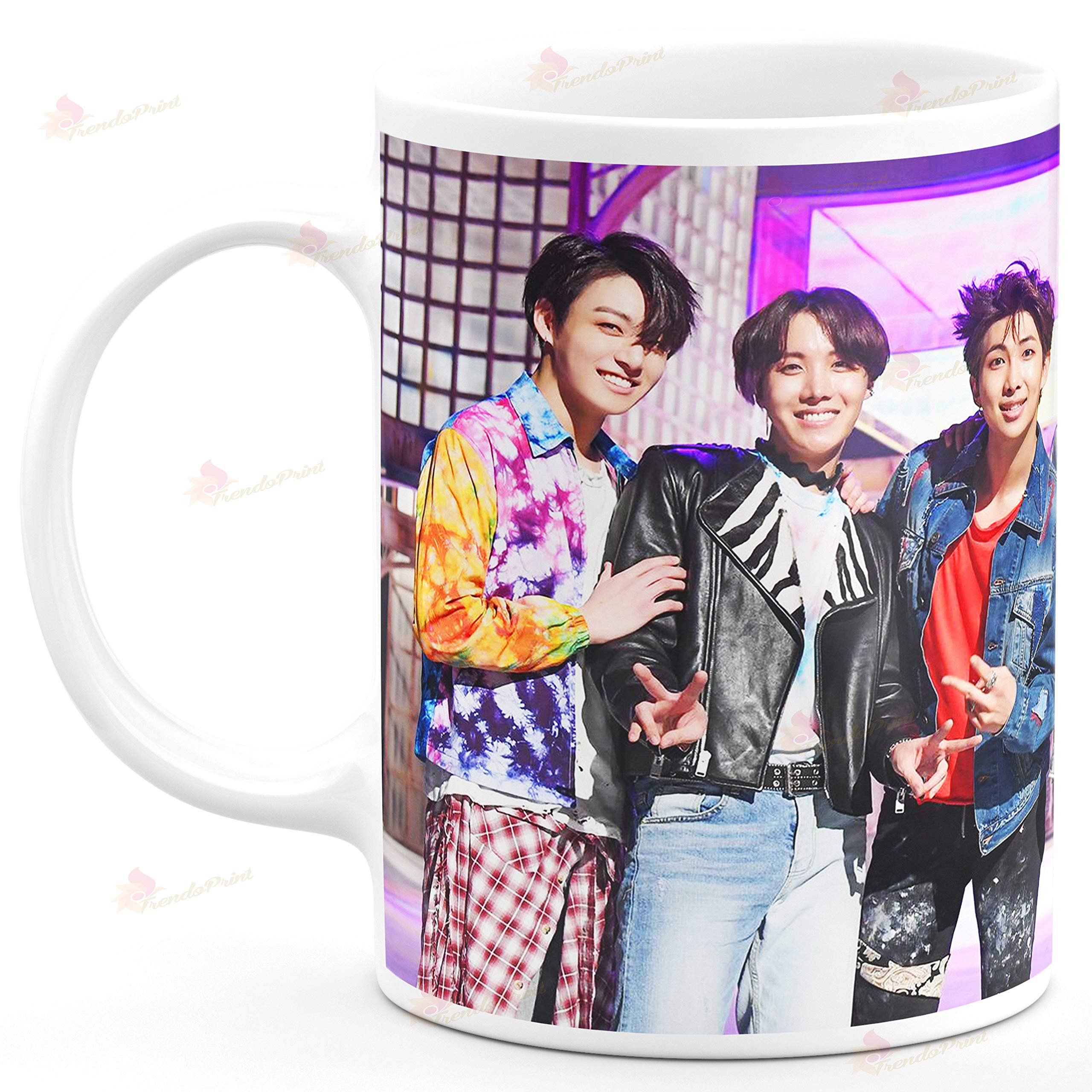 Buy TrendoPrint Bts Mugs/Cups White Tea Milk and Coffee Cup and Mug ...