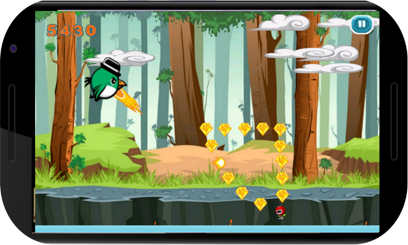 Flying Green Bird Adventure - App on Amazon Appstore
