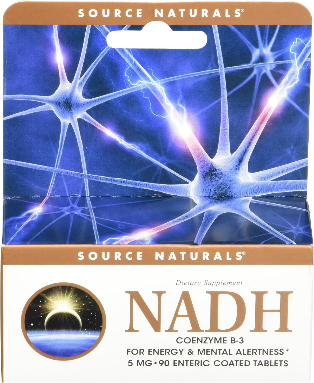 Amazon.com: Source Naturals NADH 5mg, Boost Energy and Mental Alertness ...