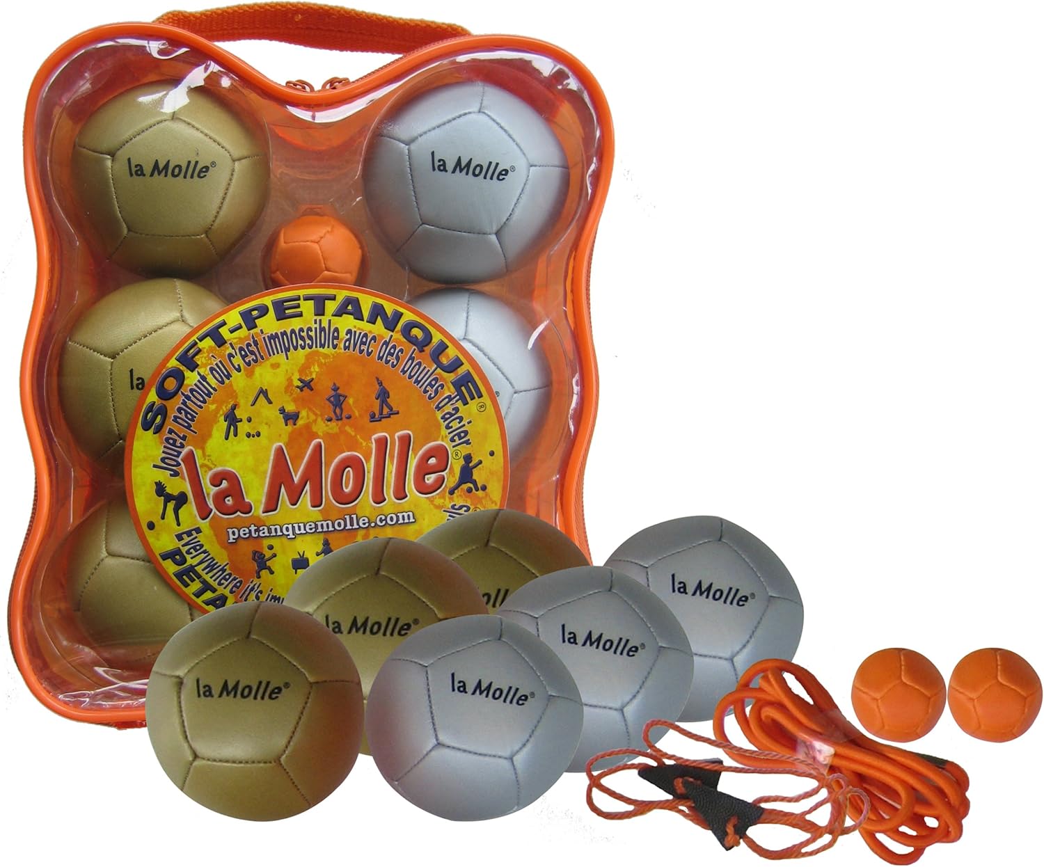 Schildkröt Fun Sports La Molle Soft Boule Set - Gold/Silver : Amazon.co ...