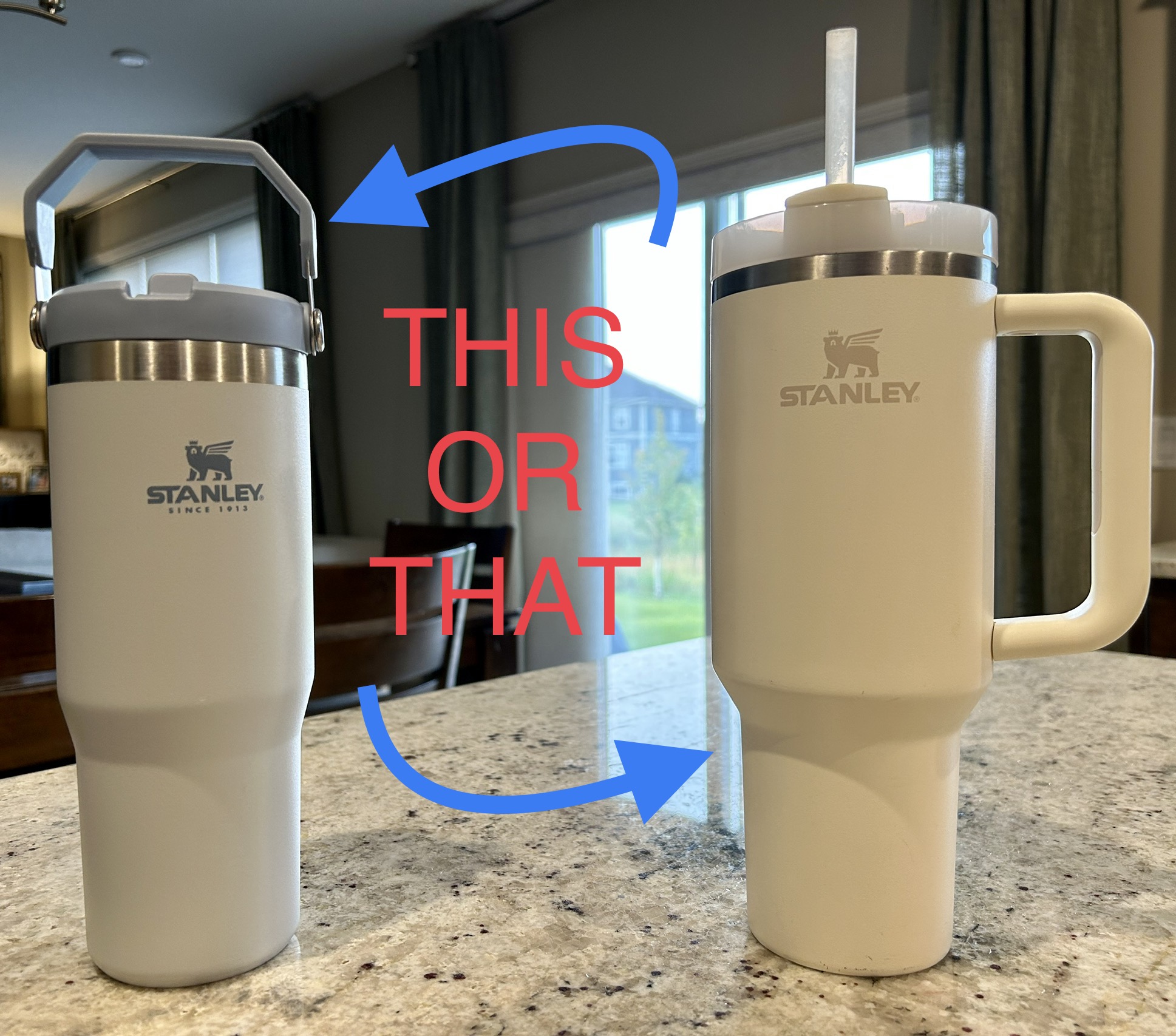 Watch Stanley Ice Flow vs. Stanley Quencher #thisorthat on Amazon Live