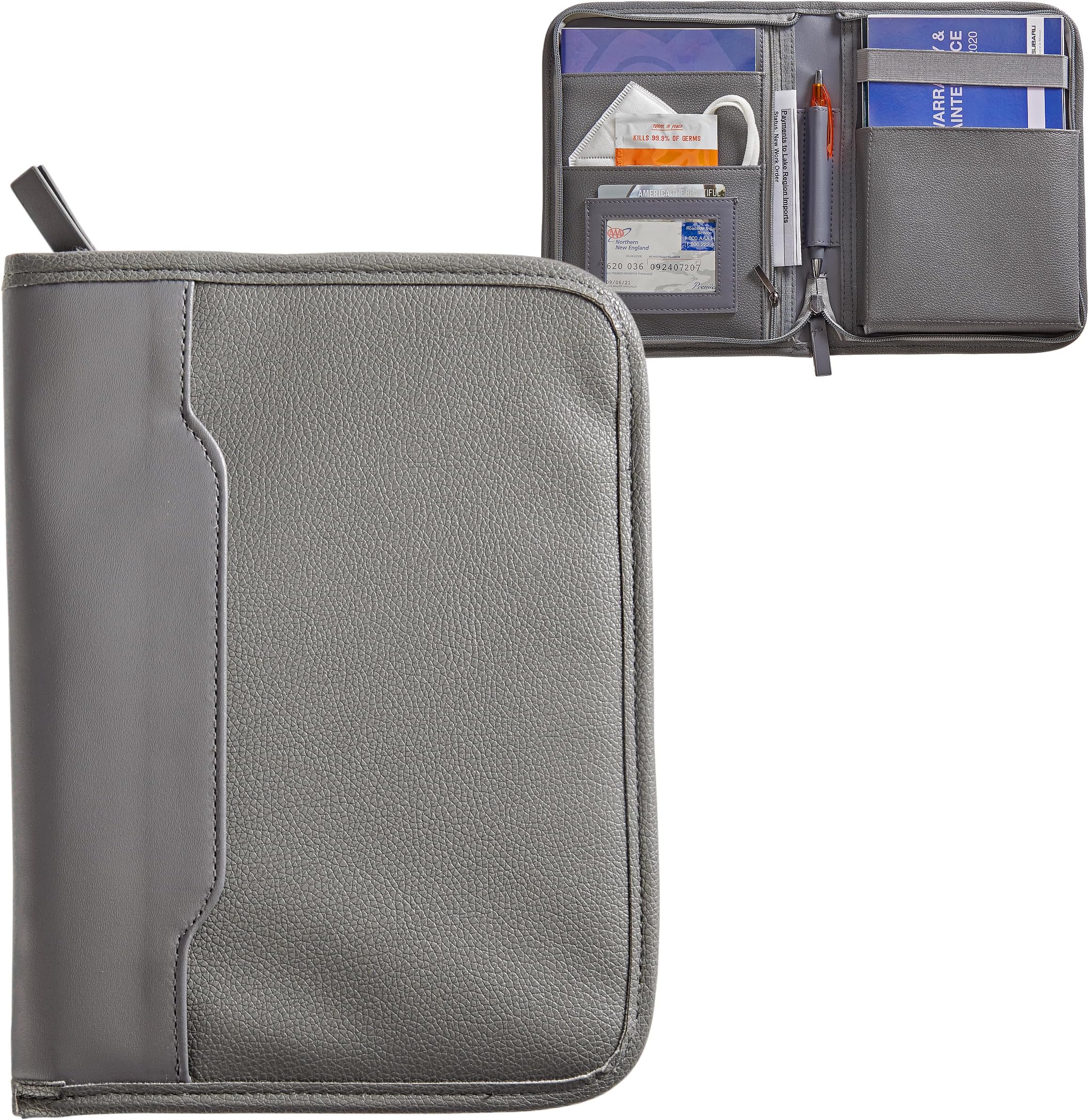 Amazon.com: Glove Box Compartment Organizer - Car Document Holder ...