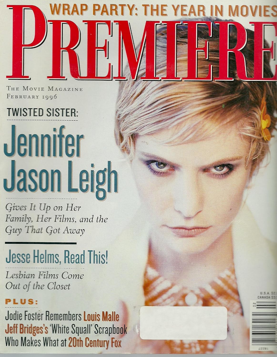 Premiere Magazine (Jennifer Jason Leigh , Jesse Helms , Jodie Foster ...