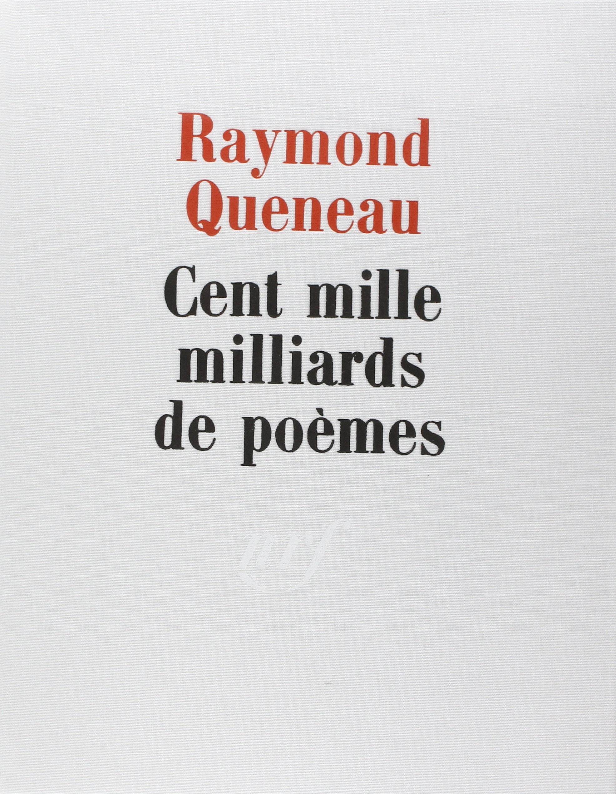 Amazon.it: Cent mille milliards de poèmes - Queneau,Raymond - Libri