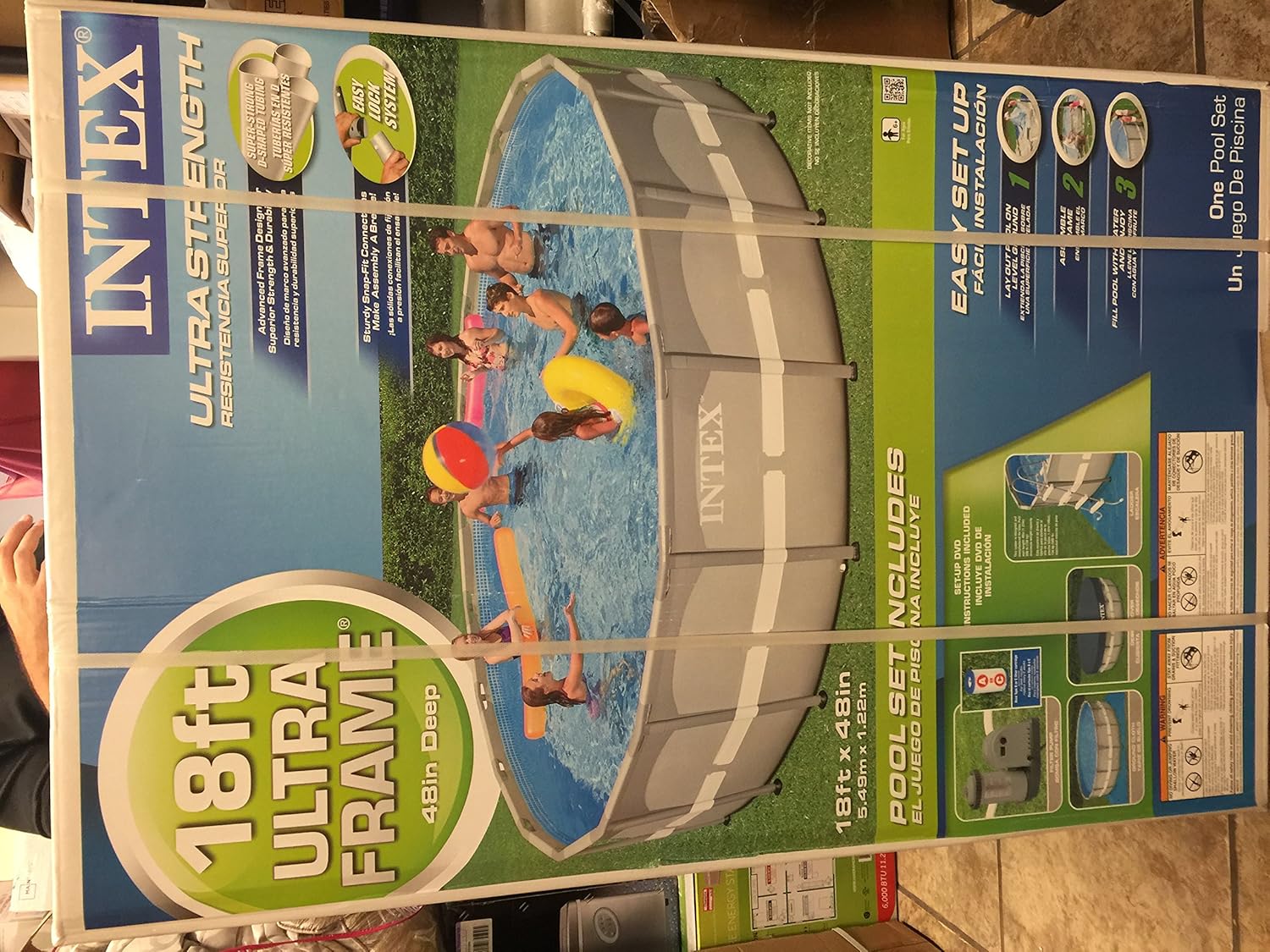 Amazon.com: Intex 18x48 Ultra Frame Pool : Patio, Lawn & Garden