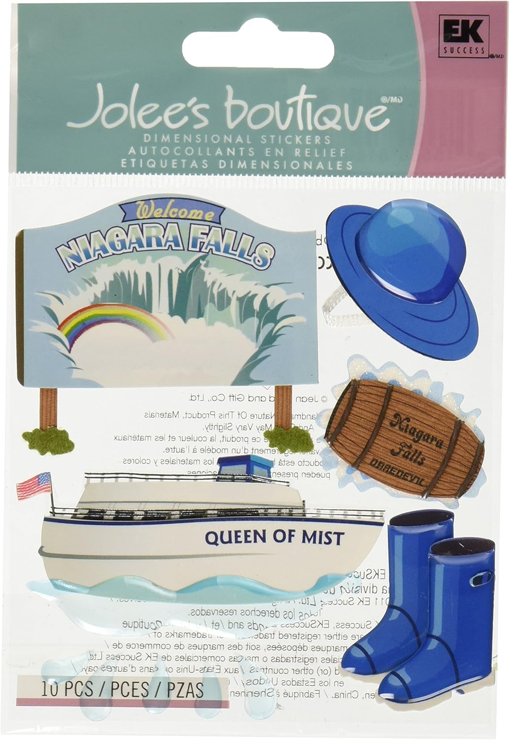 Amazon.com: Jolee's Boutique Dimensional Stickers, Niagara Falls