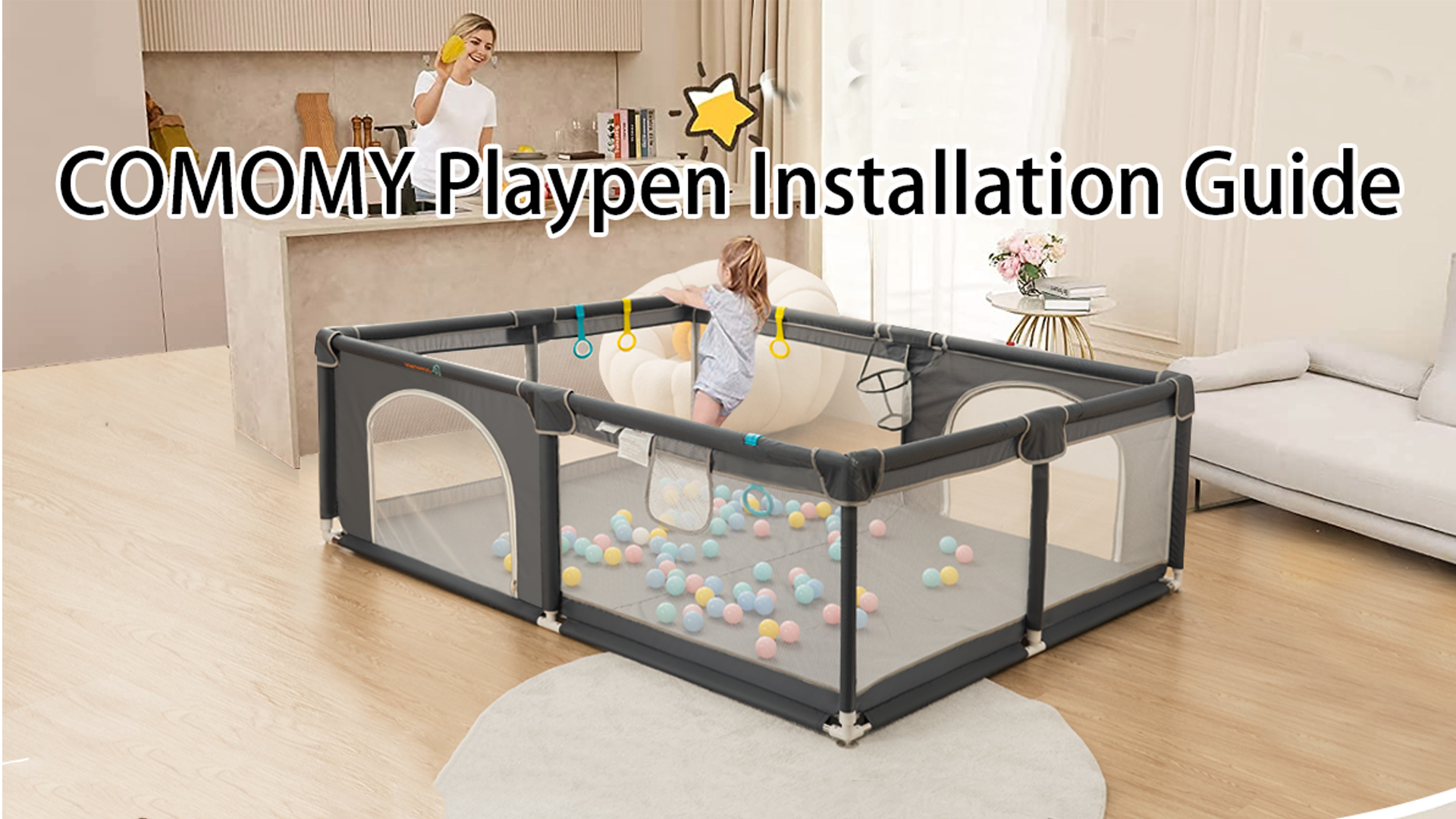 Watch COMOMY Playpen Installation Guide on Amazon Live