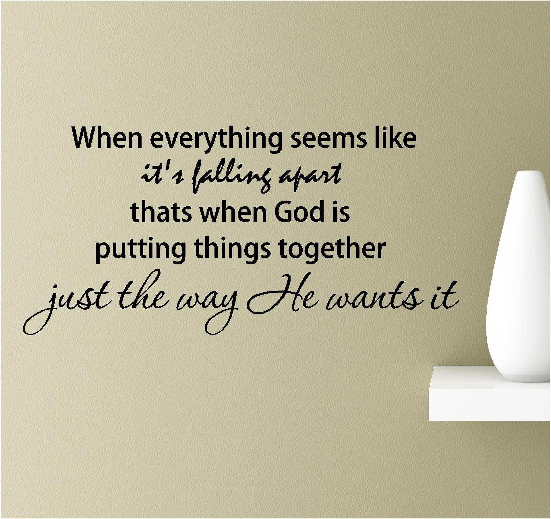 Everything Falling Apart Quotes Good Things Fall Apart.. By — Afreen