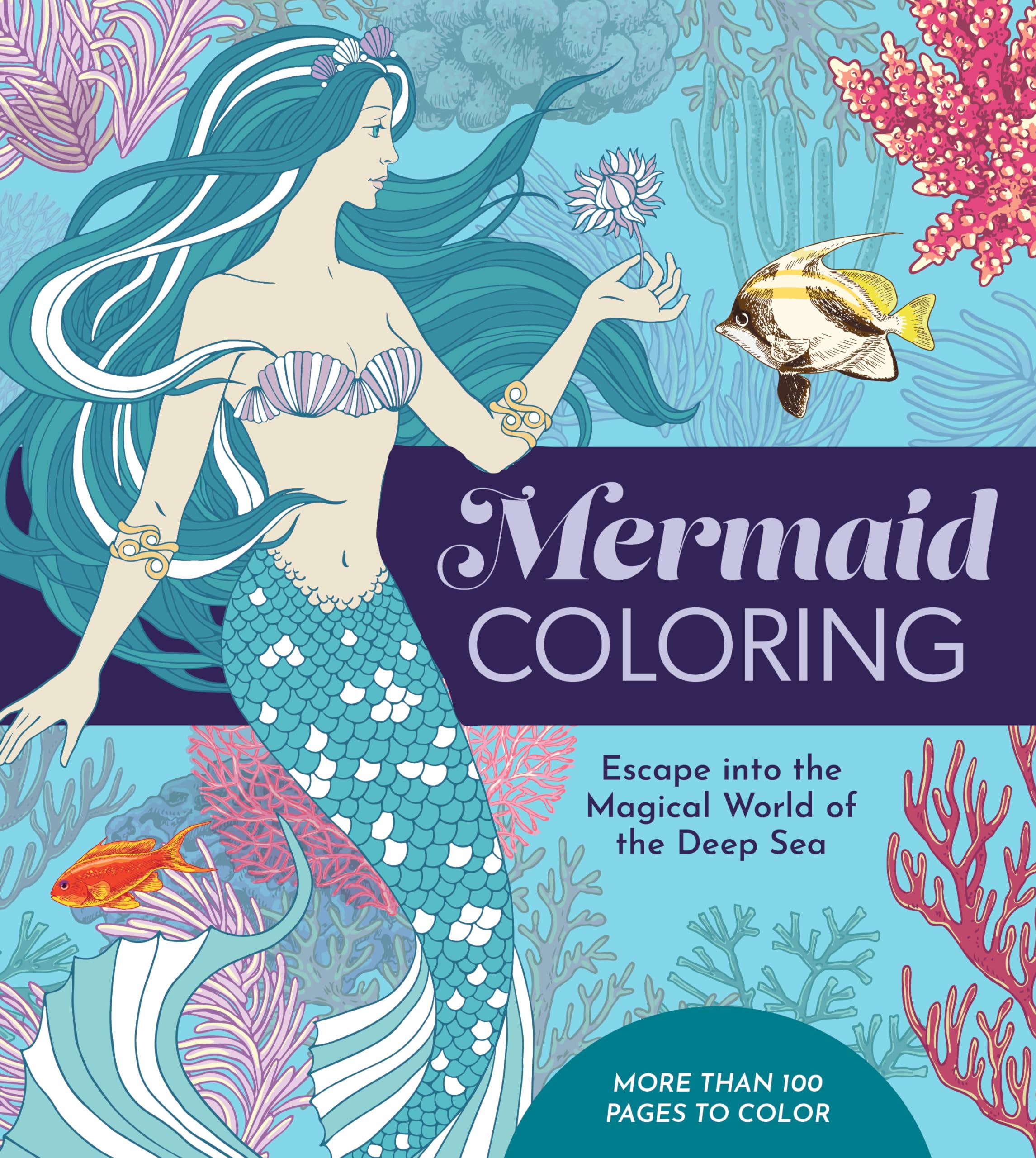 Amazon.com: Mermaid Coloring: Escape into the Magical World of the Deep ...