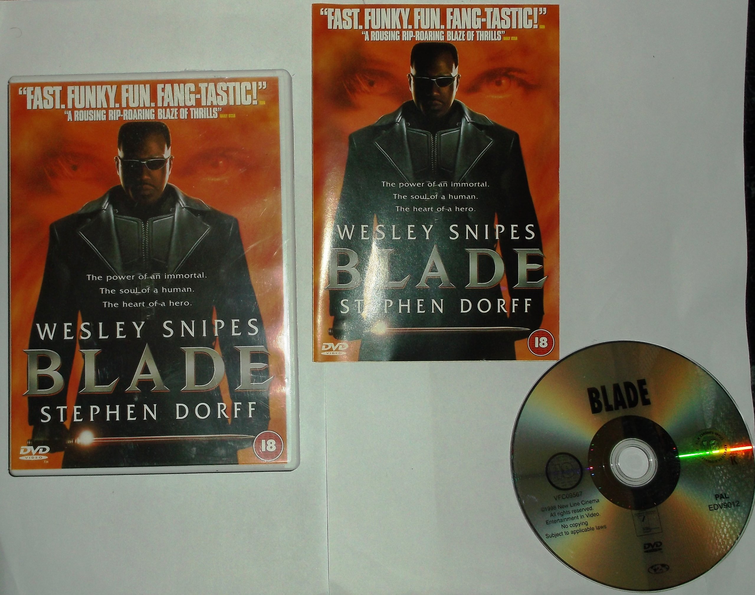 Blade DVD: Amazon.co.uk: N'Bushe Wright, Kris Kristofferson, Stephen ...