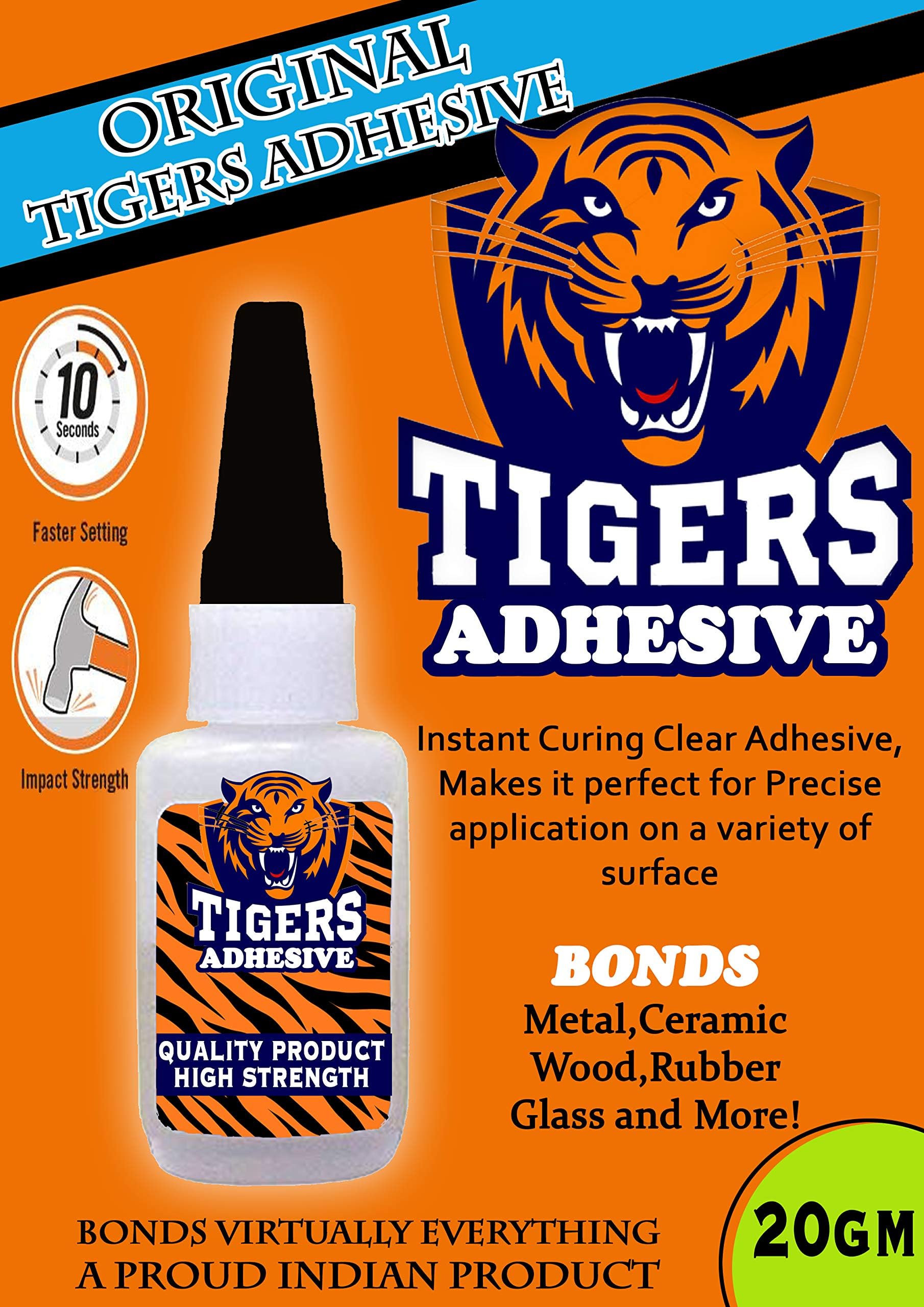 Woodcraft Original Tiger Super Glue for Plastic and Metal, Wood ...