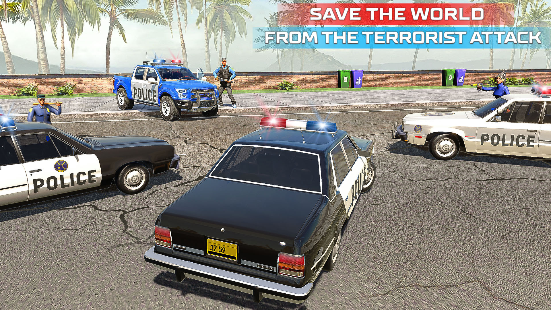 US Police Car Chase Driving Simulator - Gangster Chase Open World Game ...