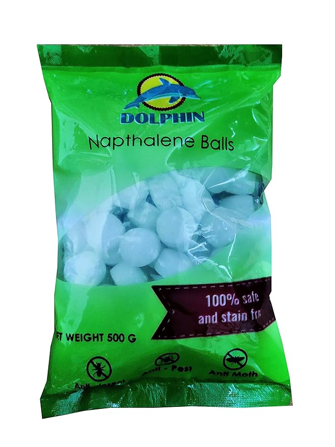 SSKR Pure Quality Napthalene Balls (White) 500 Grams - Big Size ...