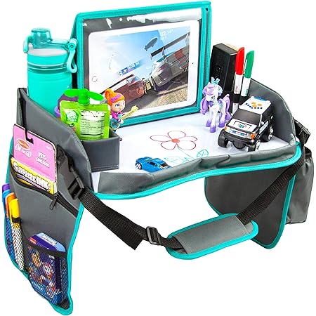 Amazon.com: Kids Travel Tray - Car Seat Tray or Table as Road Trip ...