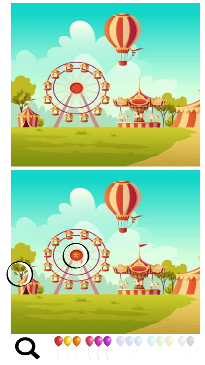 Spot a Difference Balloons - App on Amazon Appstore