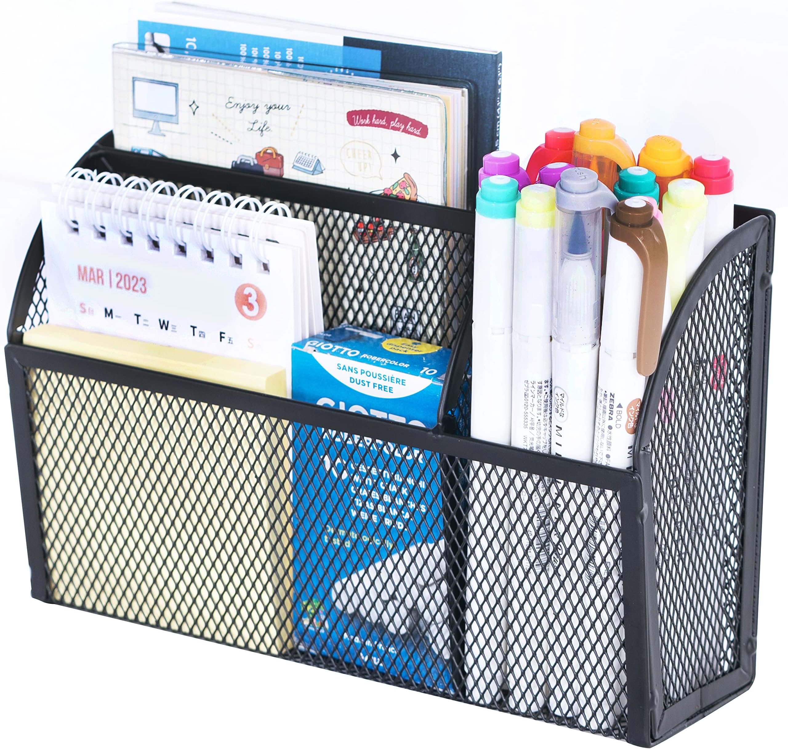 Amazon.com: Ybmhome Wire Mesh Magnetic Storage Basket, Trash Caddy ...