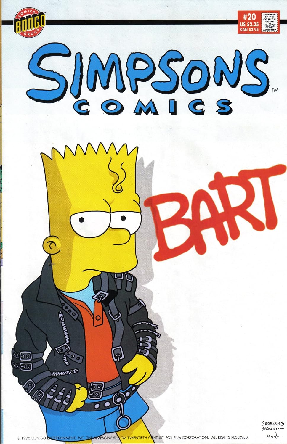 The Artist Formerly Known As Bart - (Simpsons Comics: Bart, No. 20) |本 ...