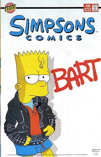 The Artist Formerly Known As Bart - (Simpsons Comics: Bart, No. 20) |本 | 通販 | Amazon