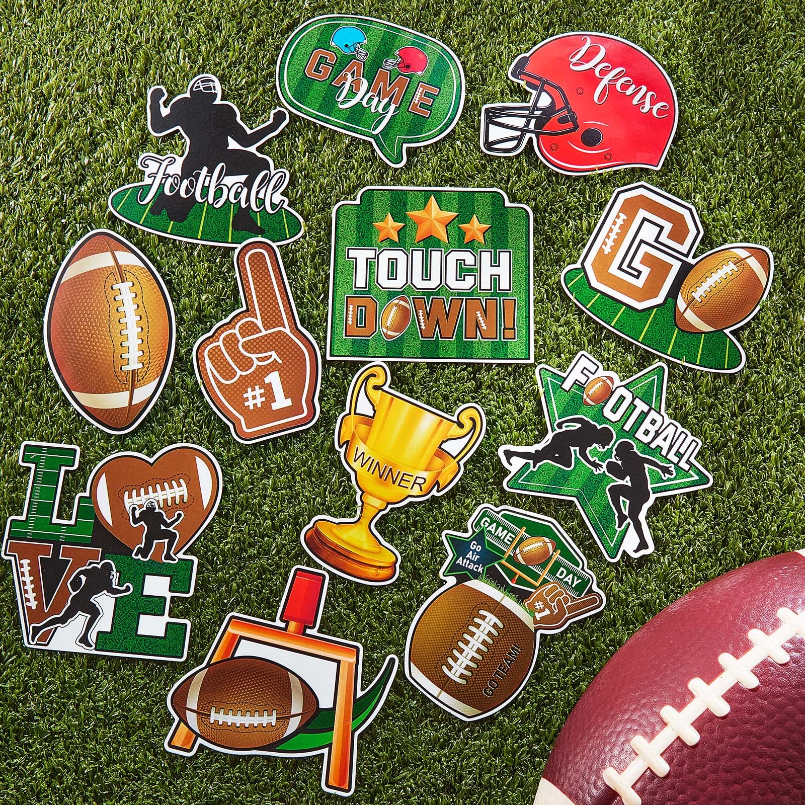 Snapklik.com : 12 Pieces Football Locker Magnets Football Fridge ...