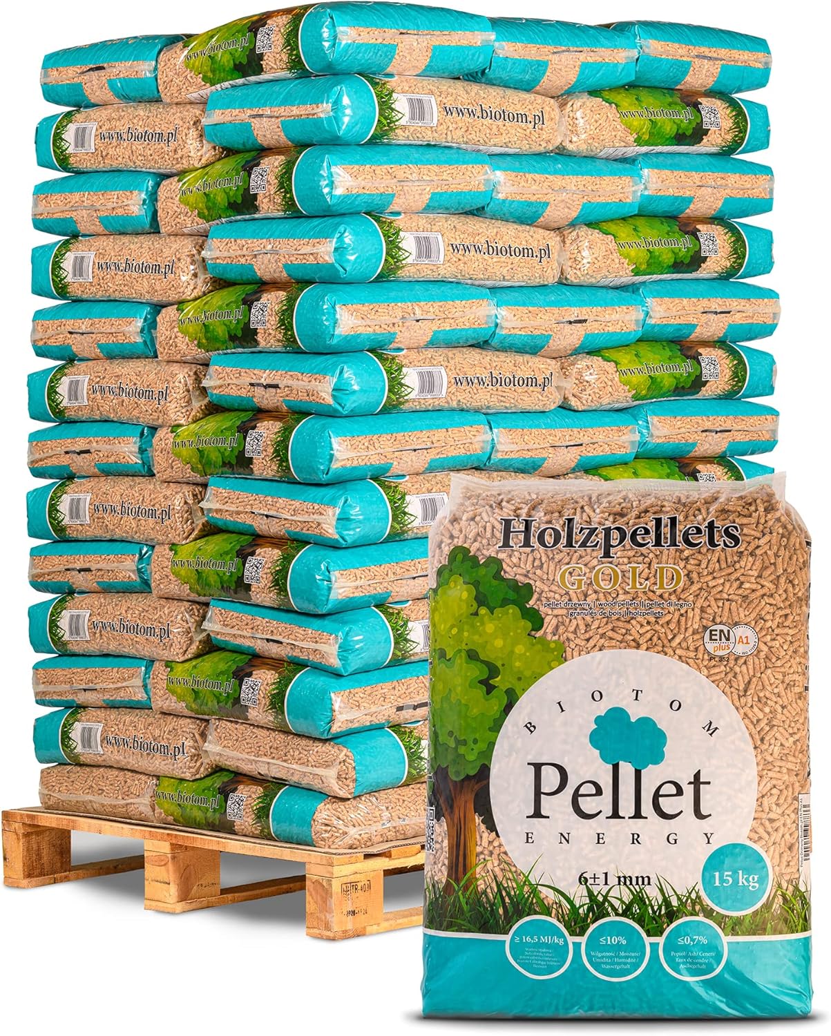 Holzpellets Biotom Gold 975 kg Sackware EN Plus A1 Zertifiziert ...