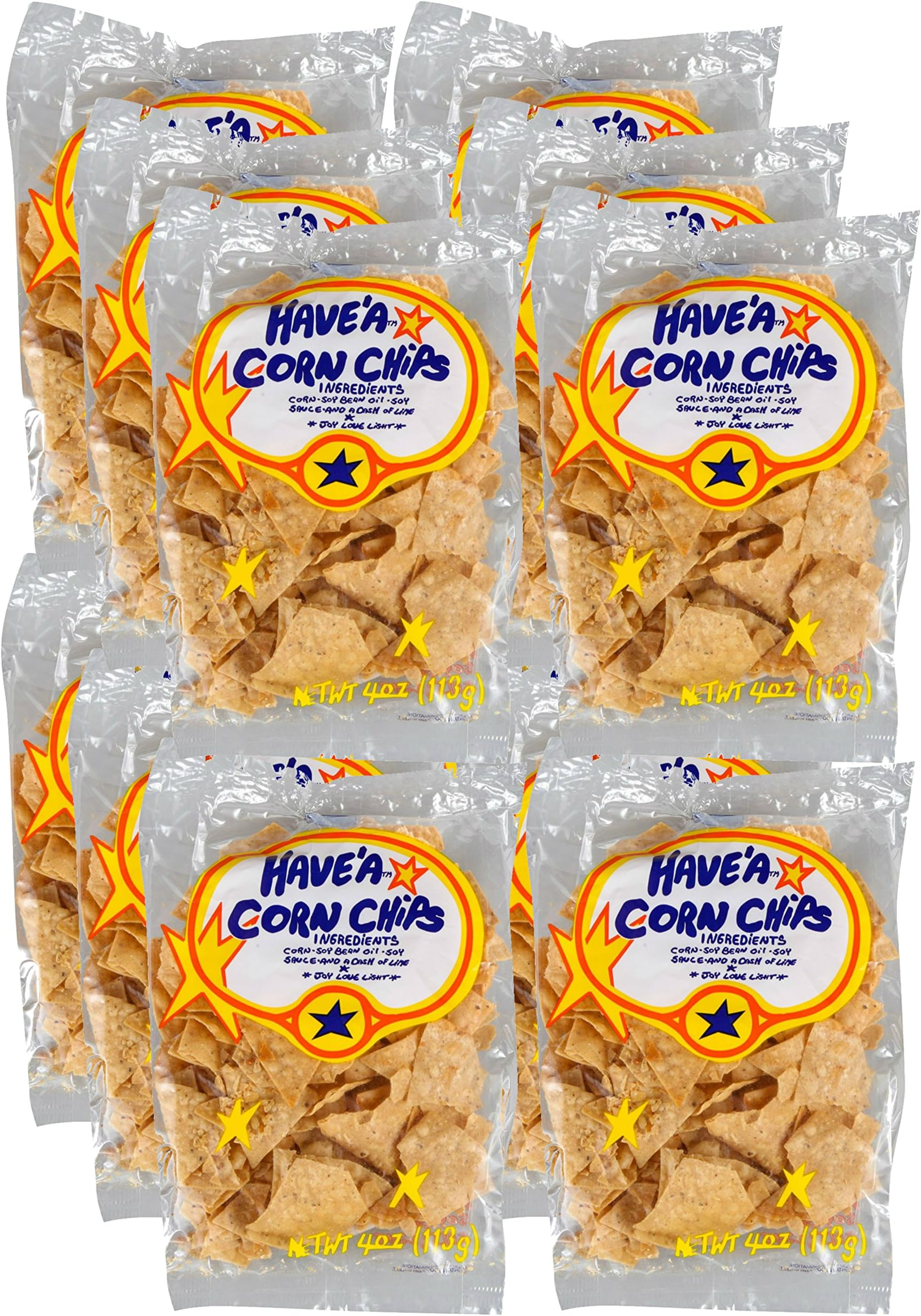 Amazon.com : Have'a Corn Chips, Regular Flavor, 4-Ounce Bag (Pack of 12 ...