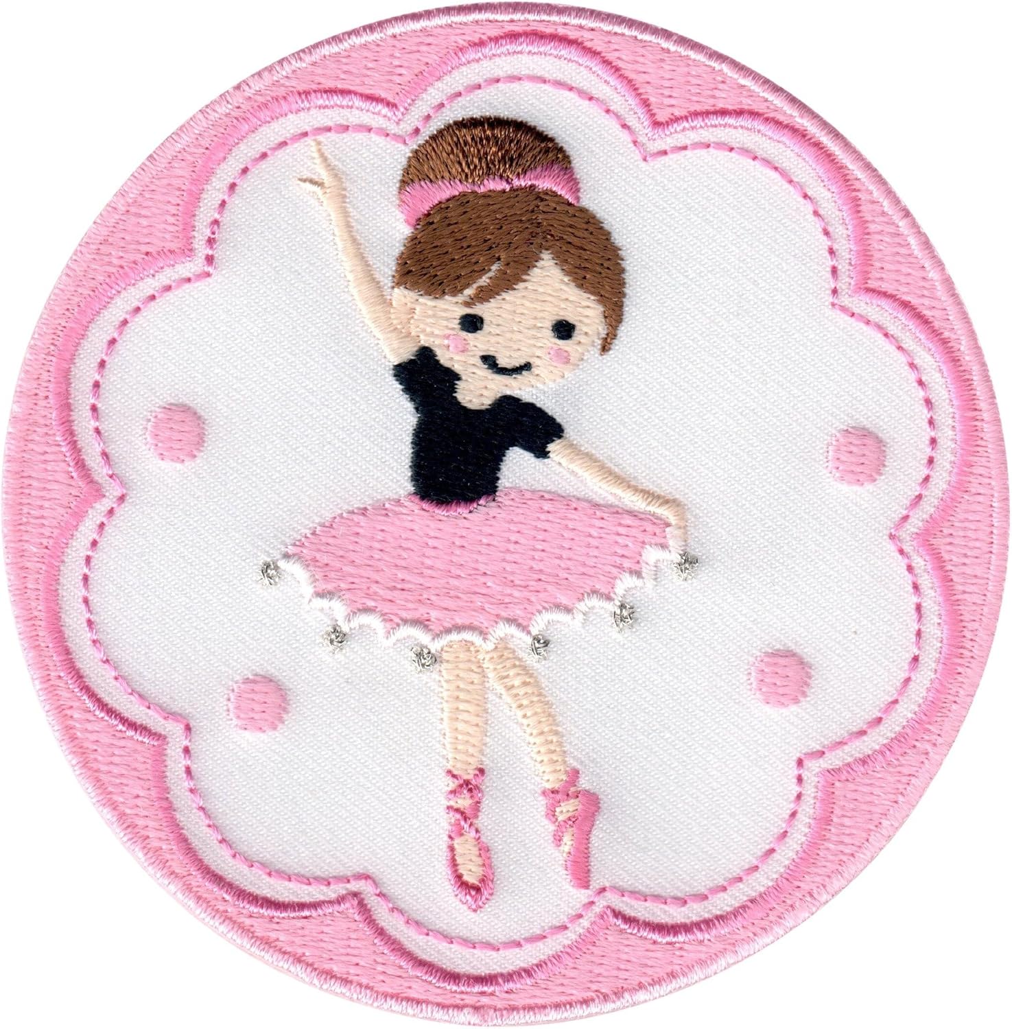 Amazon.com: PatchMommy Ballerina Dancer Ballet Patch, Iron On/Sew On ...