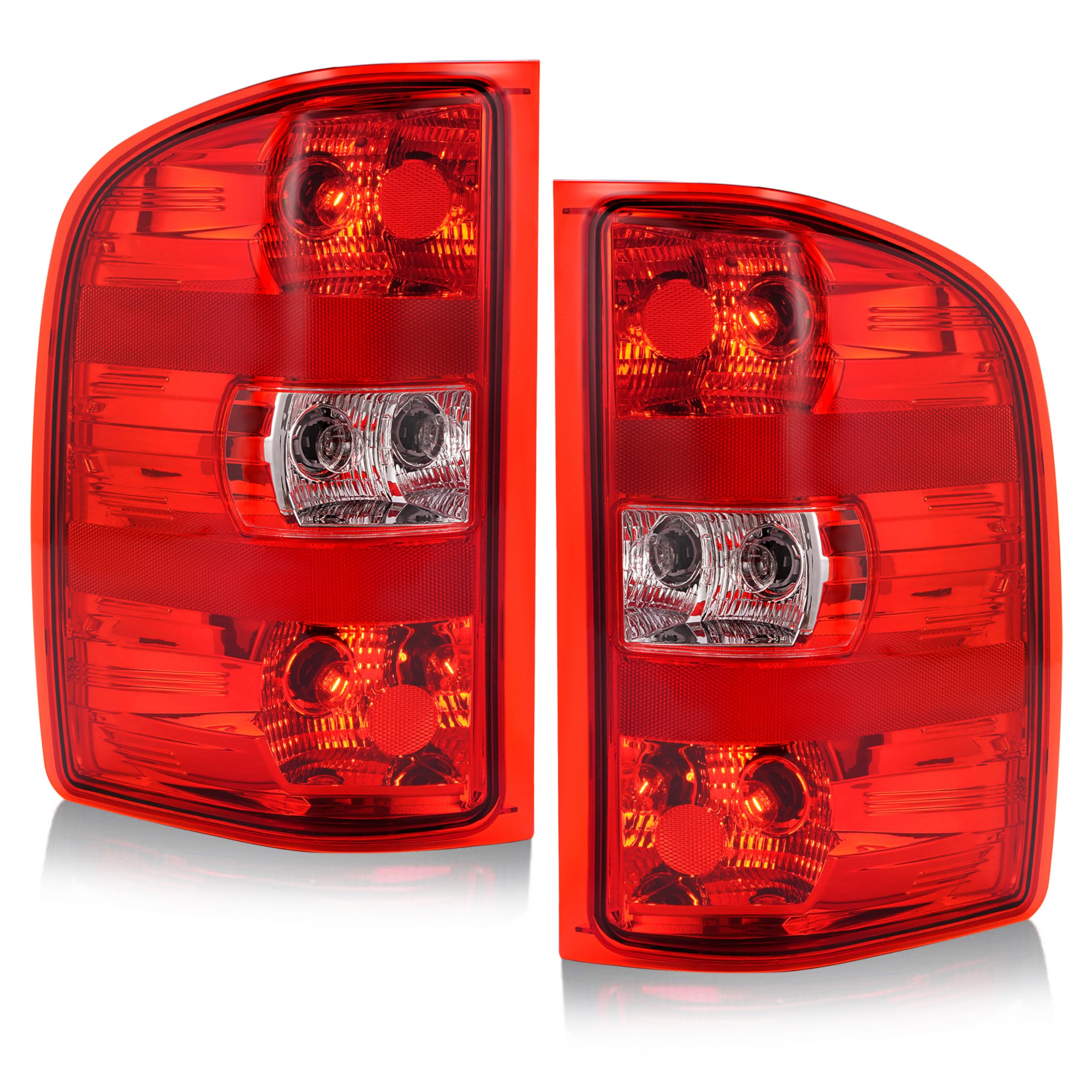 Amazon.com: KUAFU Tail Light Lamp Pair Compatible with 2007-2014 Chevy ...