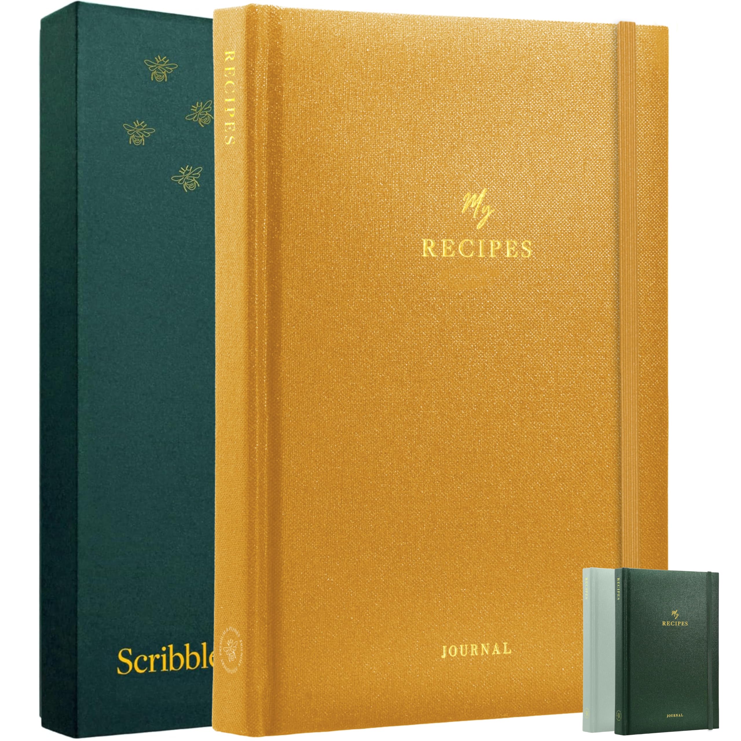 Scribble & Dot® Recipe Book for Own 100 Recipes | Create Your Own Cookbook Journal | Premium ...