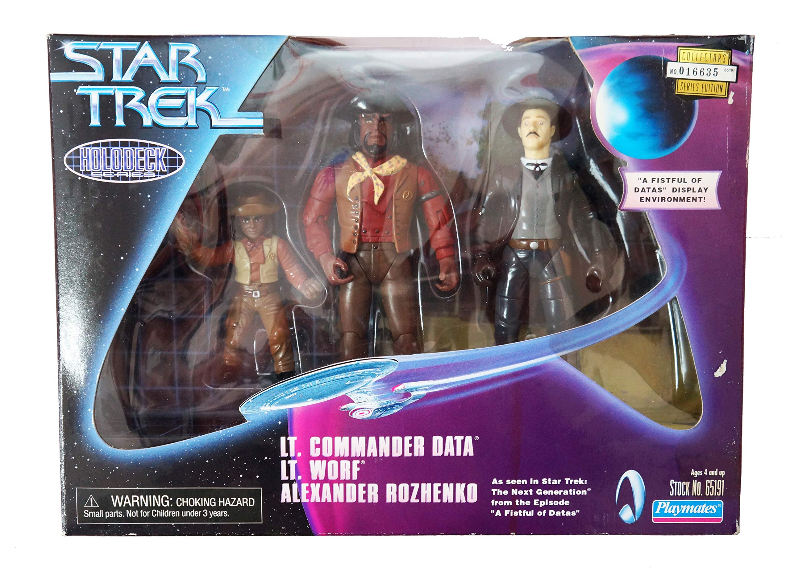 Buy Star Trek - Holodeck Series - LT. Commander Data, LT. Worf ...