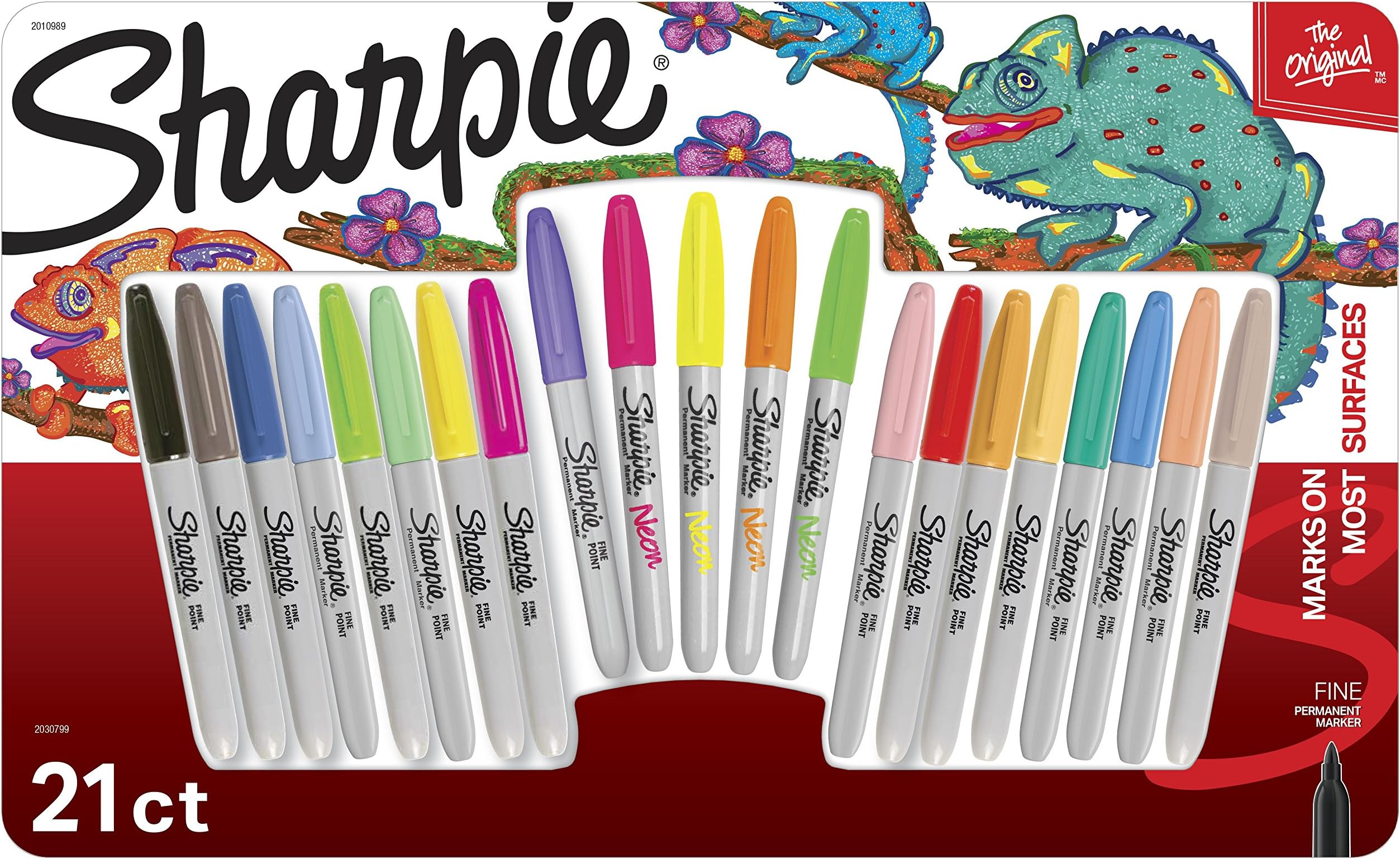 Amazon.com : SHARPIE Permanent Markers Combo Pack, Assorted Original ...