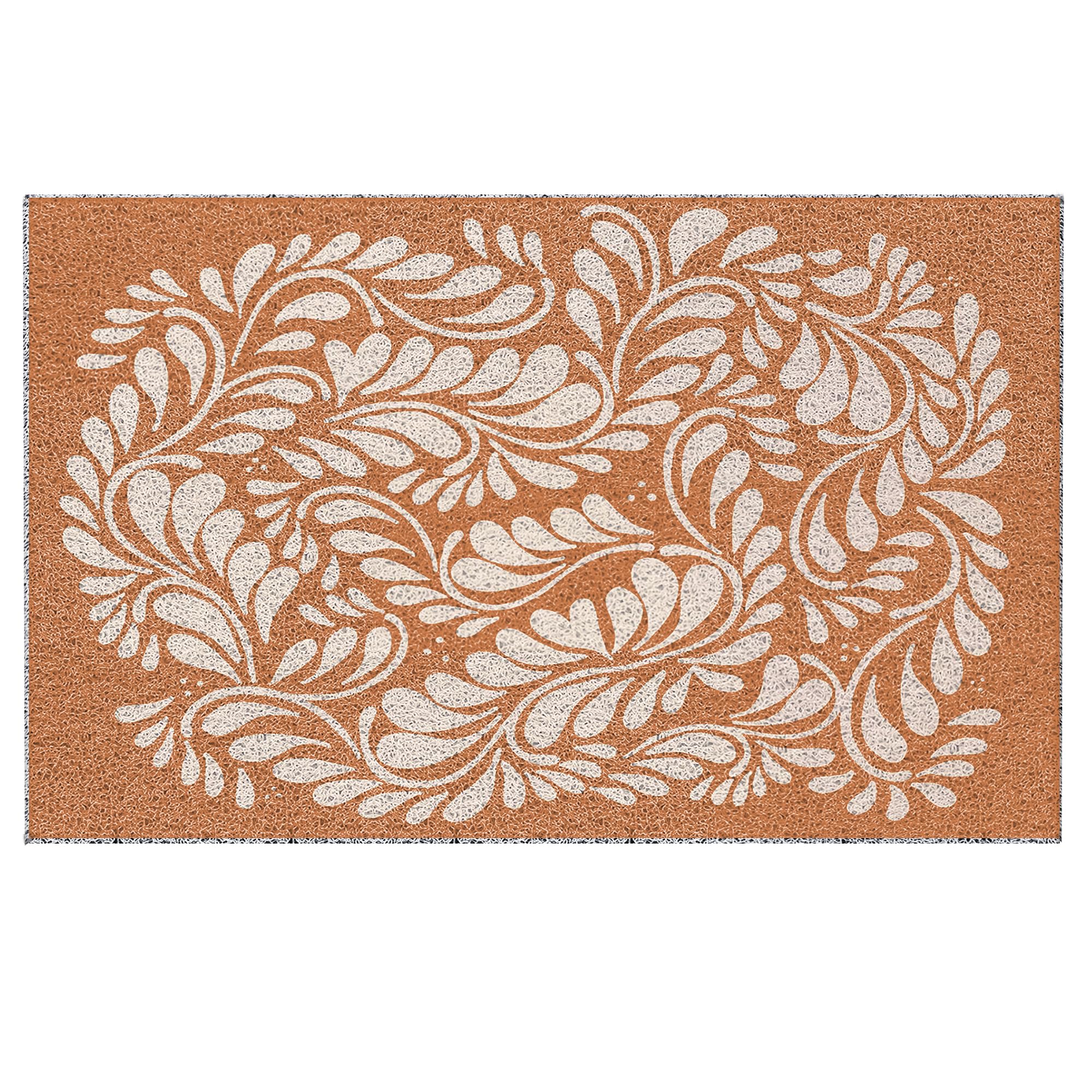 Amazon.com: LUVADIAN Boho Beige Floral Door Mat,Talavera Mexican Decor ...