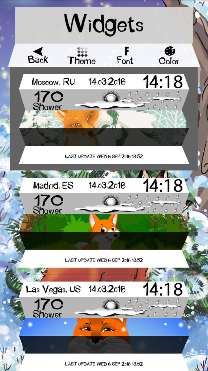 Clock Weather Widget Red Fox - App on Amazon Appstore