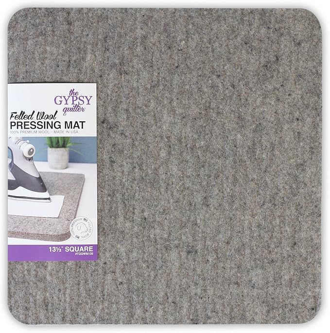 Amazon.com: Wool Pressing Mat 13 1/2" x 13 1/2" from The Gypsy Quilter