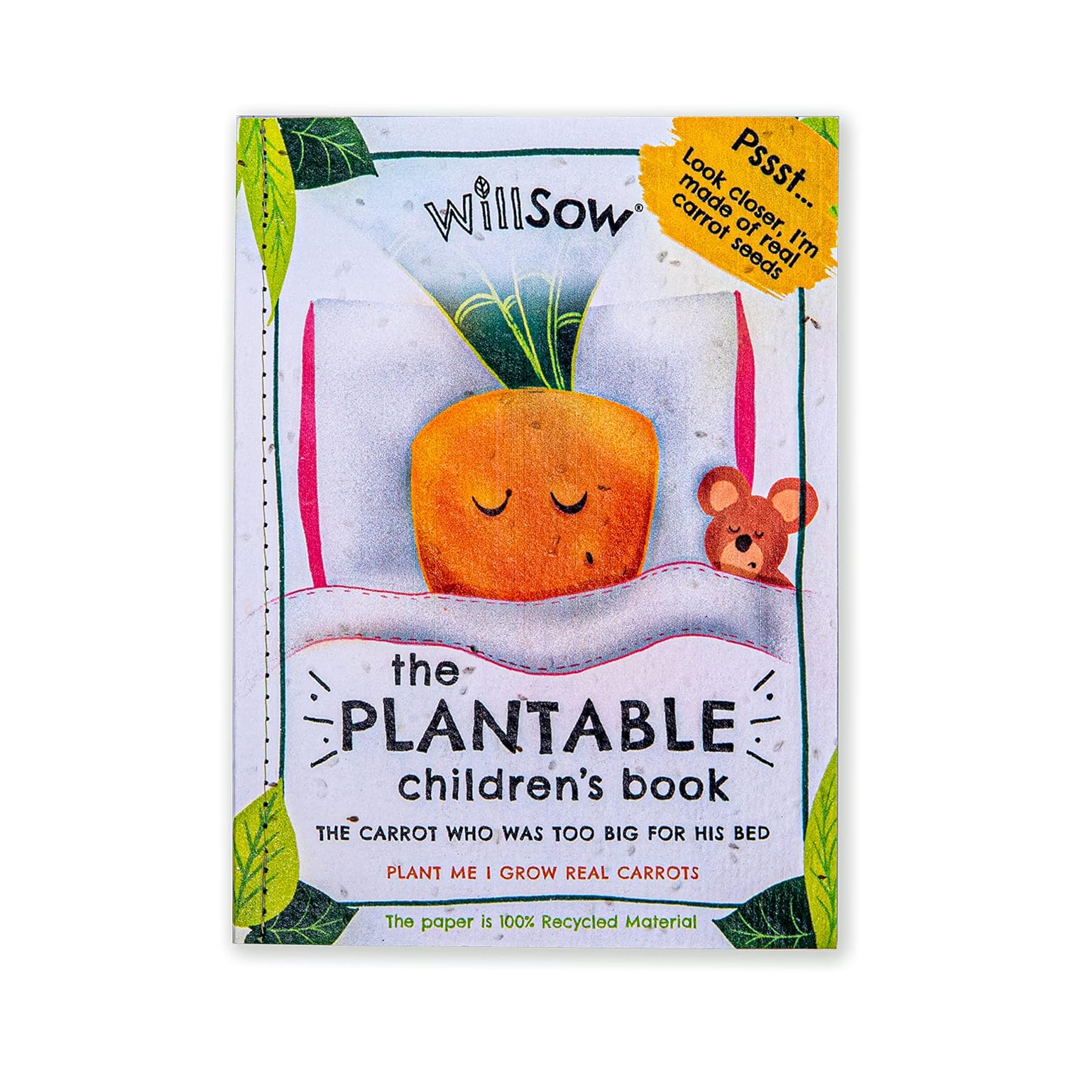 WILLSOW Plantable Book for Children | Plantable Seed Paper Book | Kids ...
