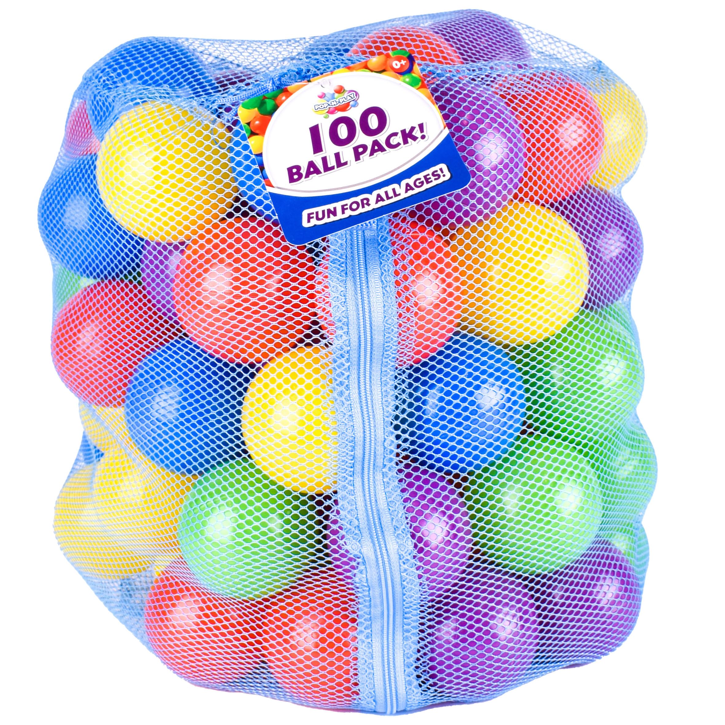 Amazon.com: Sunny Days Entertainment 100 Count Multi Colored Play Balls ...