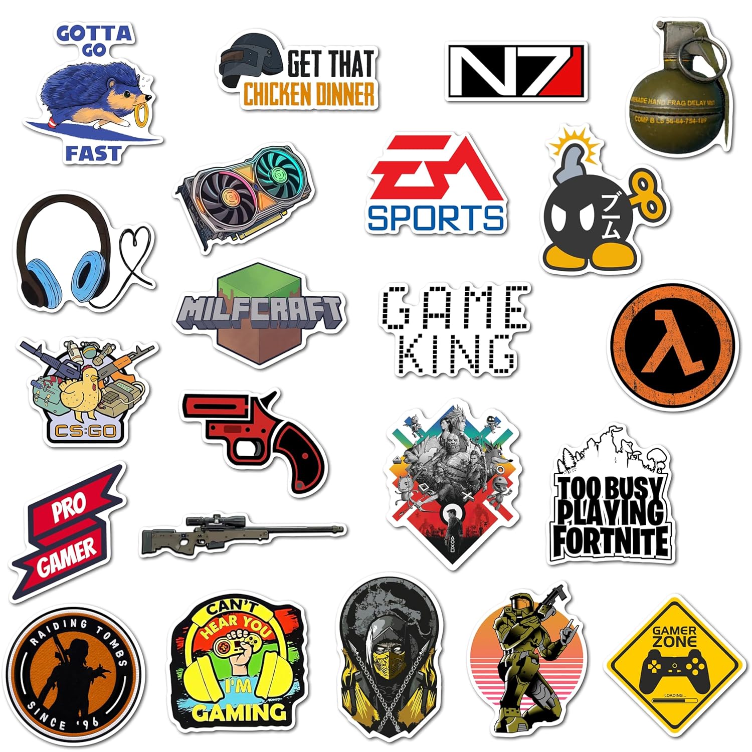 Buy WallDesign Pixel Perfect Gaming Magnets - Retro and Modern Designs ...