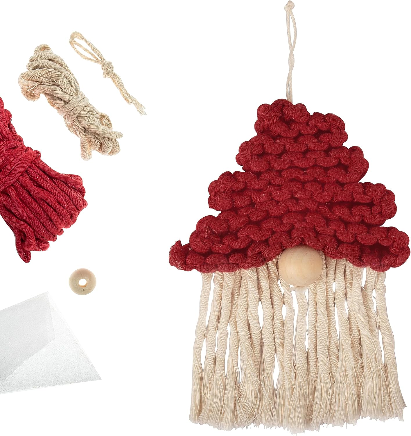 Trimits Make Your Own Macramé Decoration Kit, Festive Gonk : Amazon.co ...